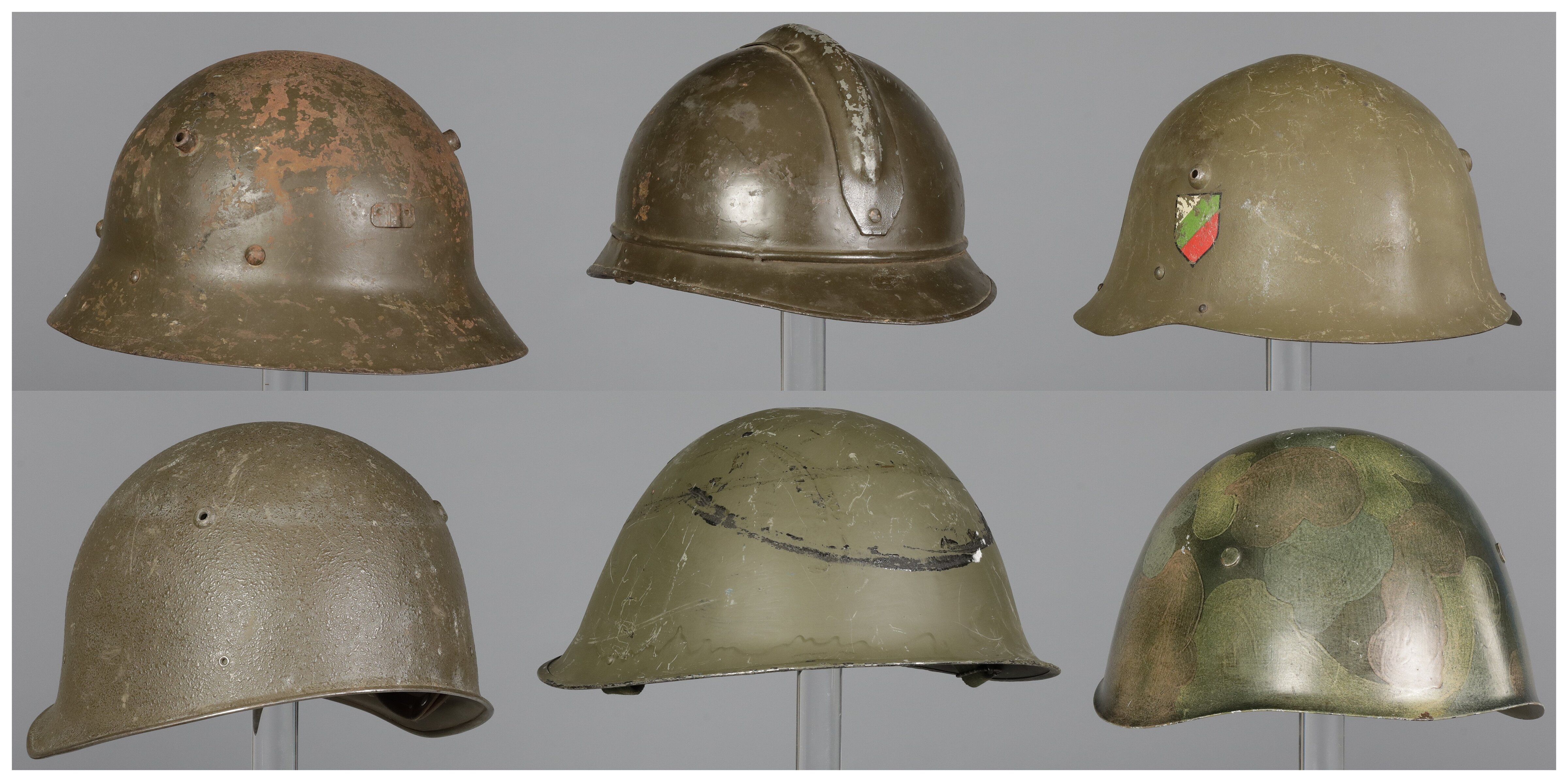 Six European Military Helmets | Rock Island Auction
