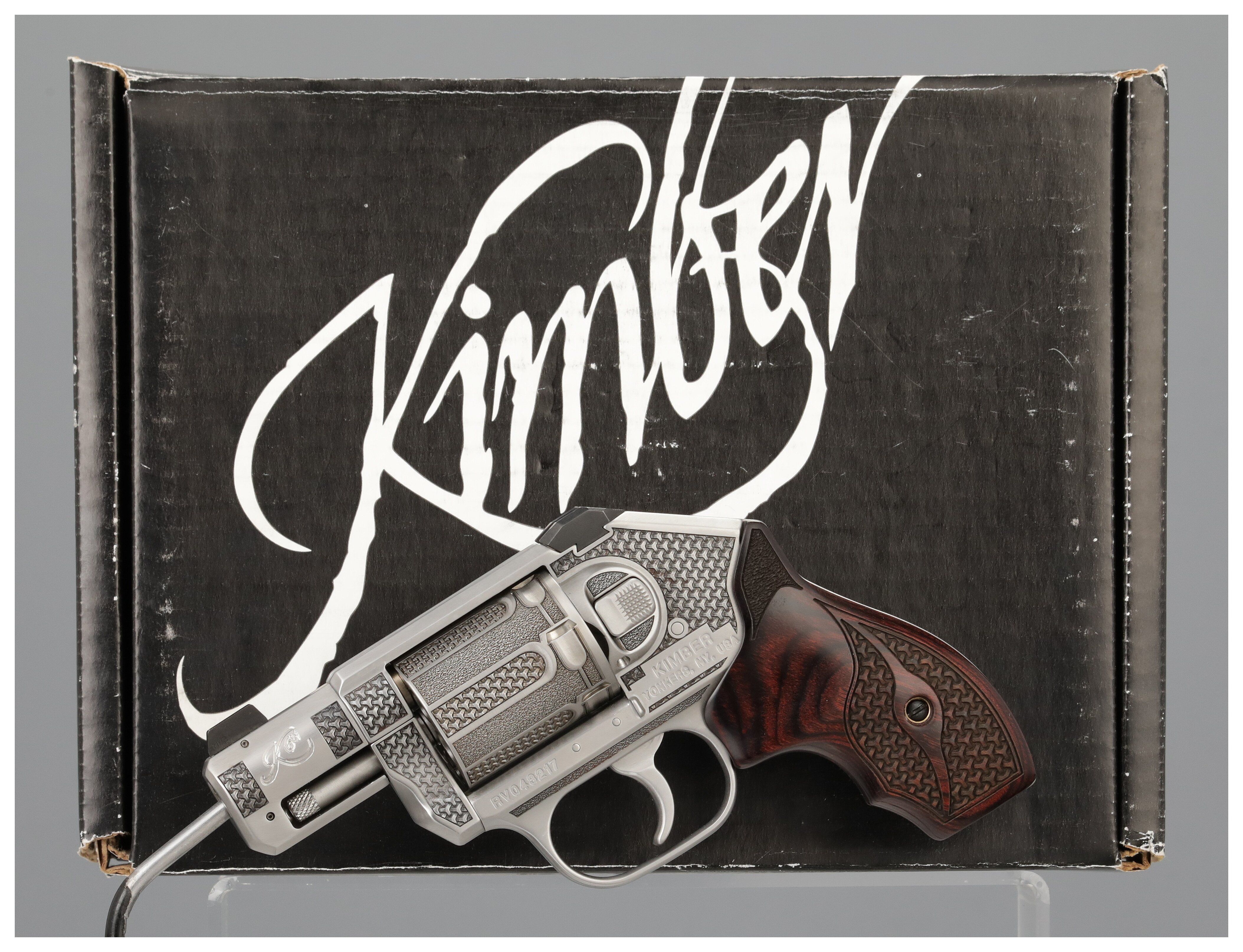 Engraved Kimber K6S Double Action Revolver with Box | Rock Island Auction