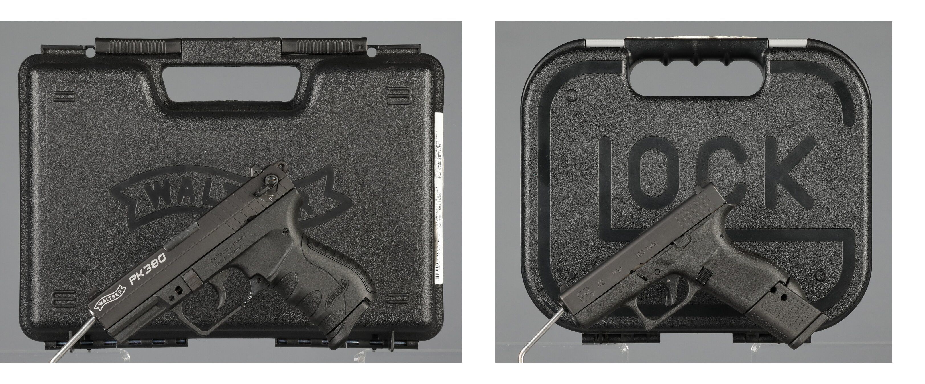 Two Semi-Automatic Pistols with Cases | Rock Island Auction