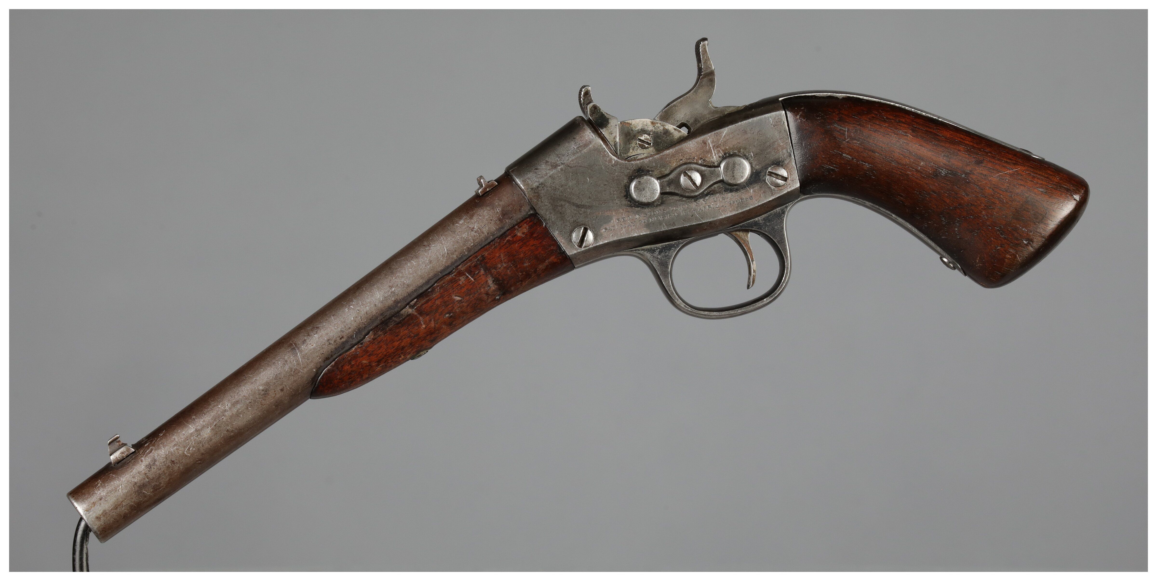 U.S. Remington Model 1867 Navy Rolling Block Pistol | Rock Island Auction