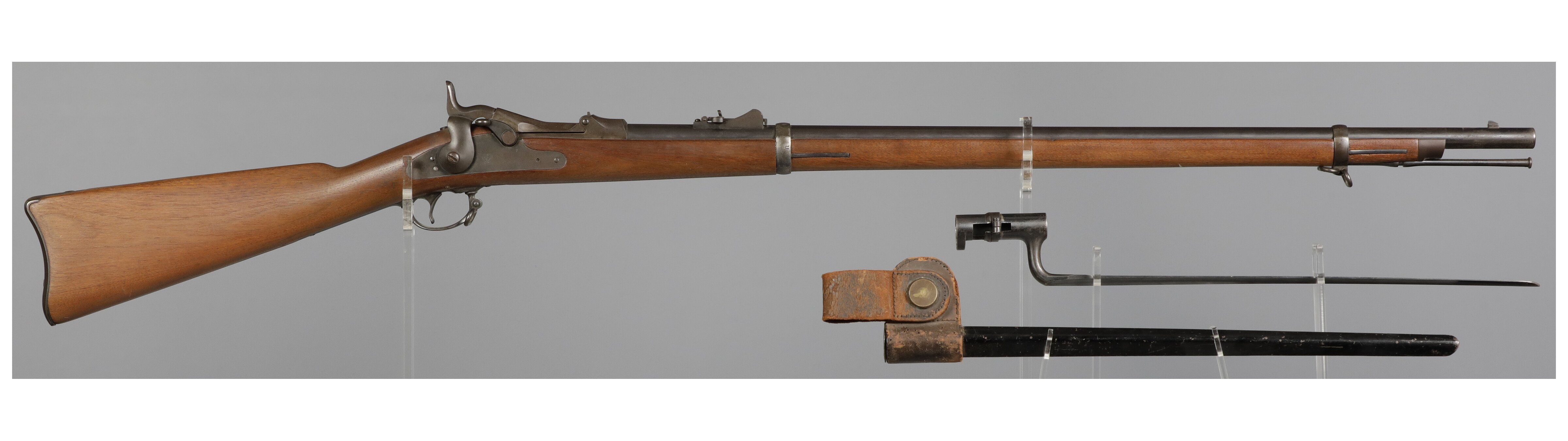 U.S. Springfield Model 1879 Trapdoor Rifle with Bayonet | Rock Island ...