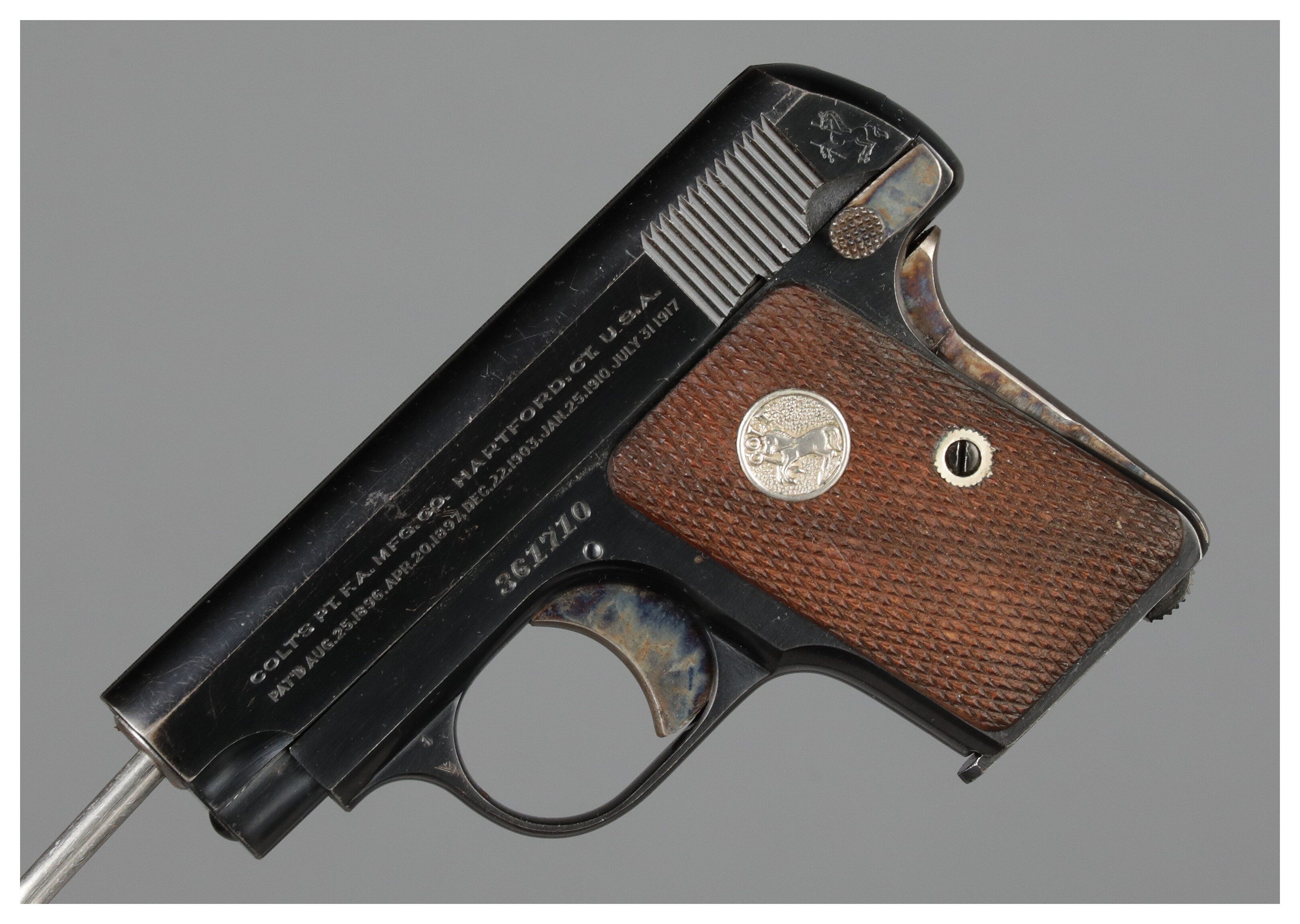 Colt Model 1908 Vest Pocket Semi-Automatic Pistol | Rock Island Auction