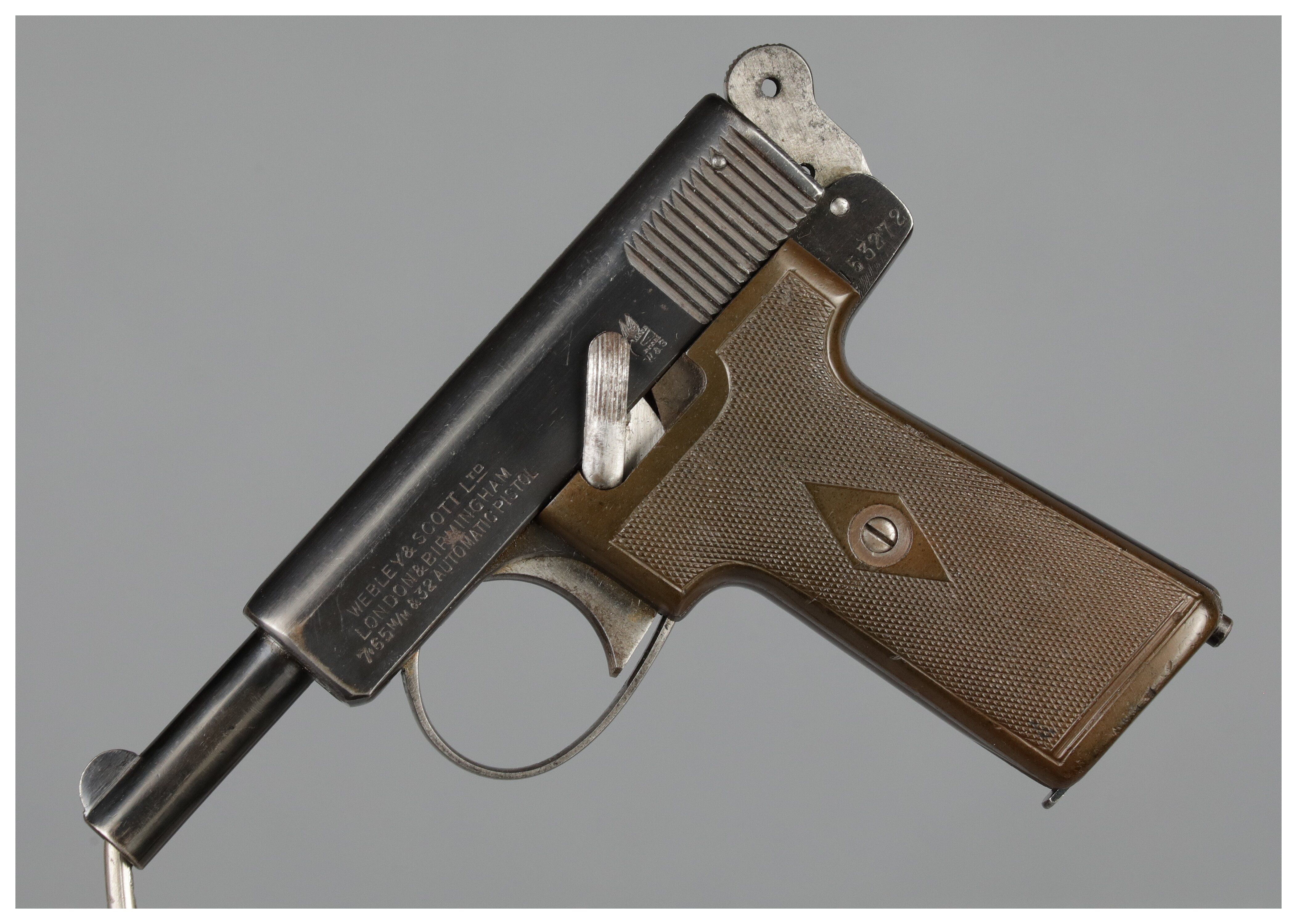Webley & Scott Model 1908 Semi-Automatic Pistol | Rock Island Auction