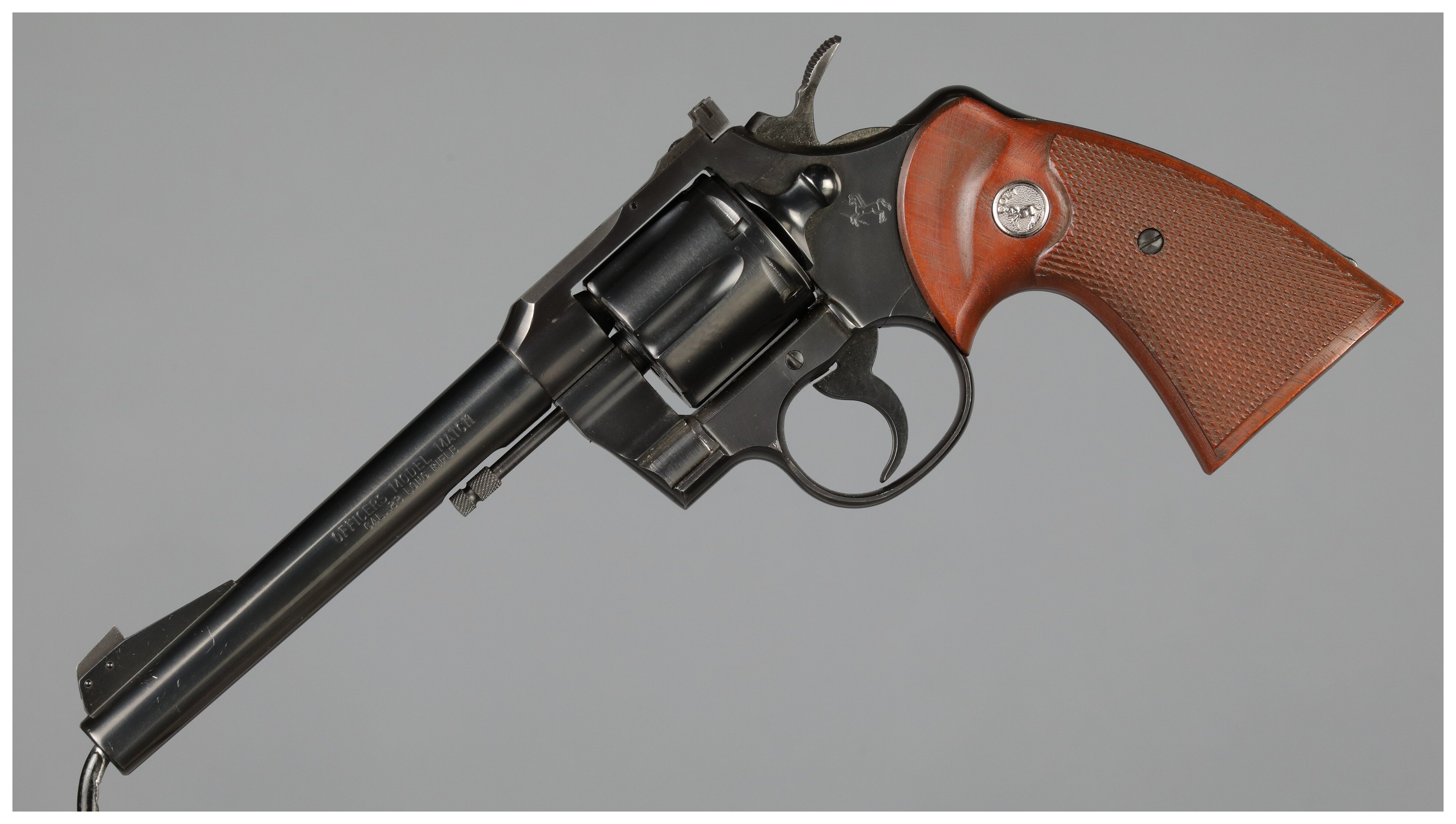 Colt Officer's Model Match Double Action Revolver | Rock Island Auction