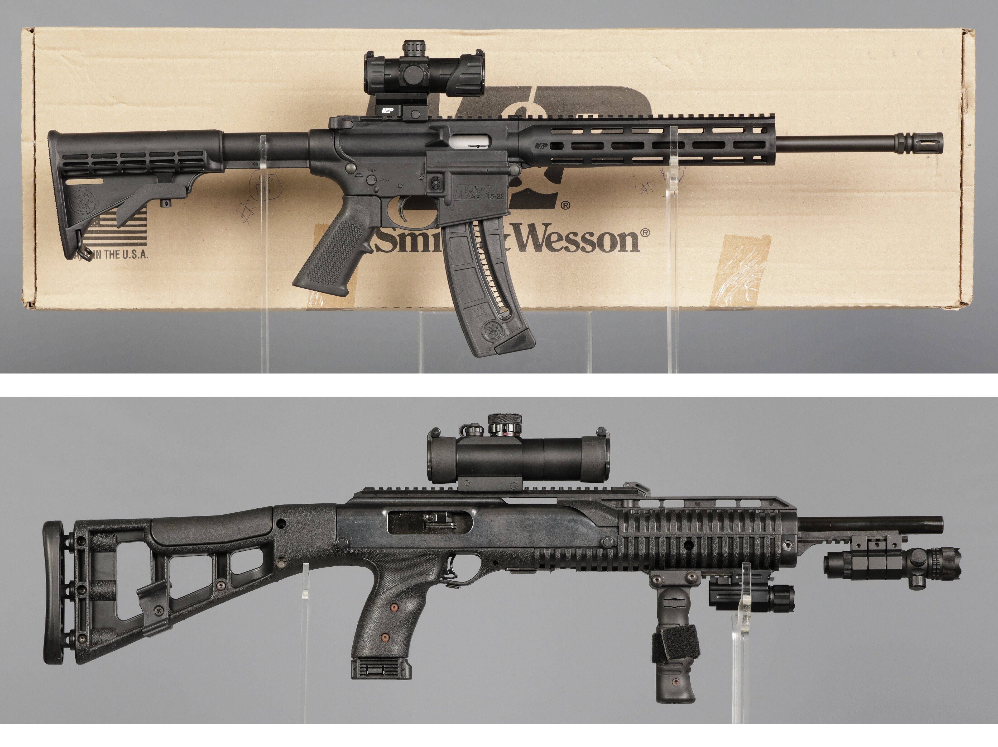 Two Semi-Automatic Rifles | Rock Island Auction