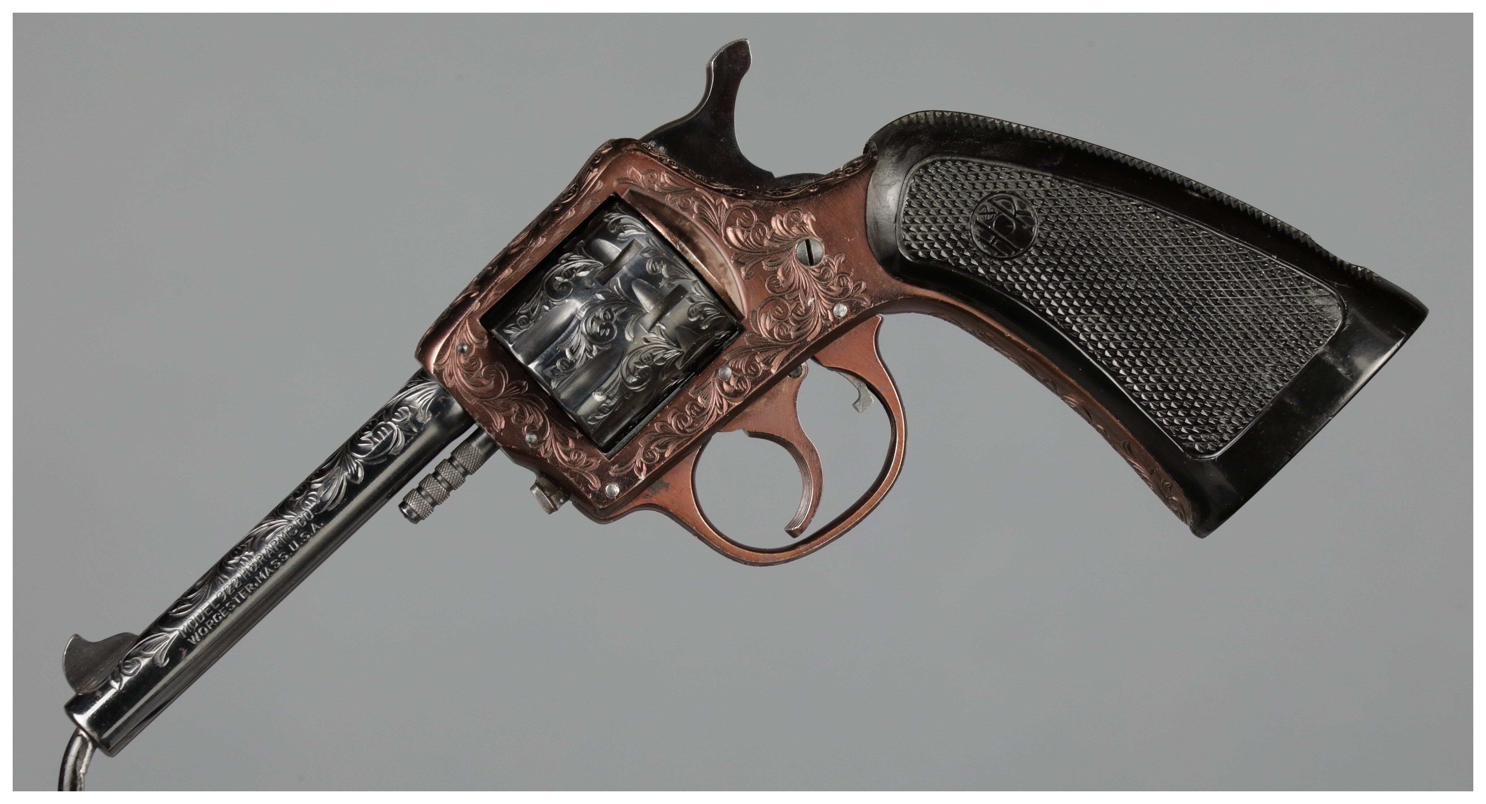 Engraved Harrington & Richardson Model 922 Revolver | Rock Island Auction