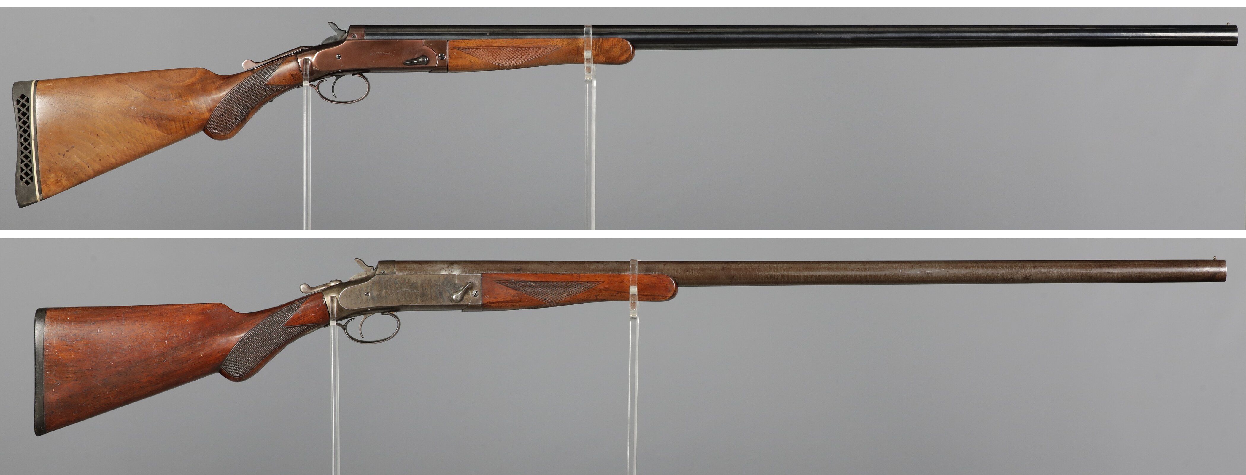 Two Davenport Single Barrel Shotguns | Rock Island Auction