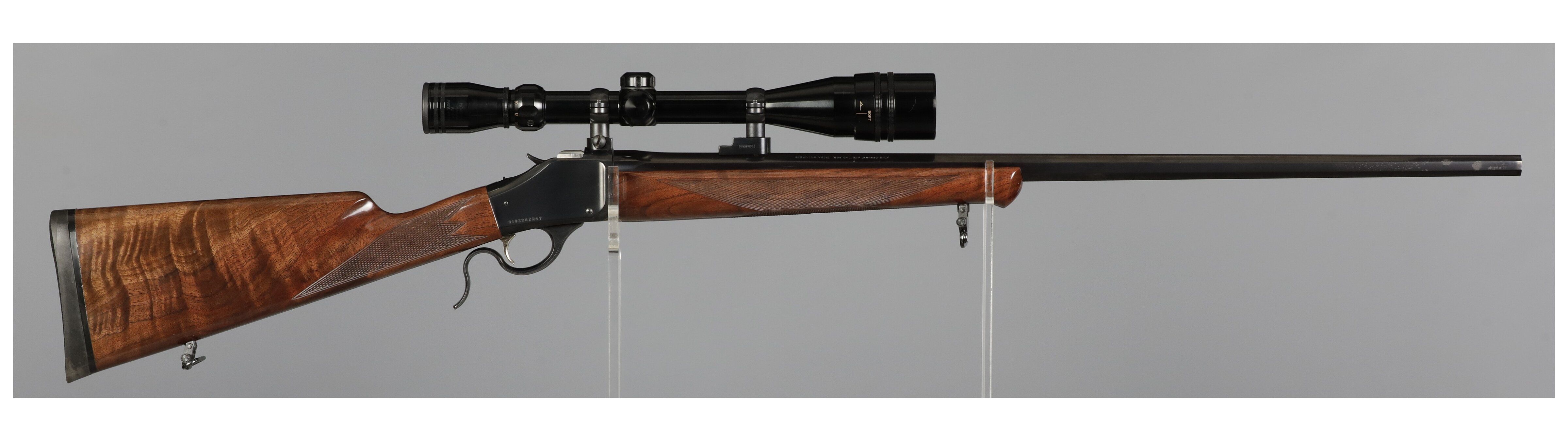 Browning Model 1885 Single Shot Rifle with Scope | Rock Island Auction