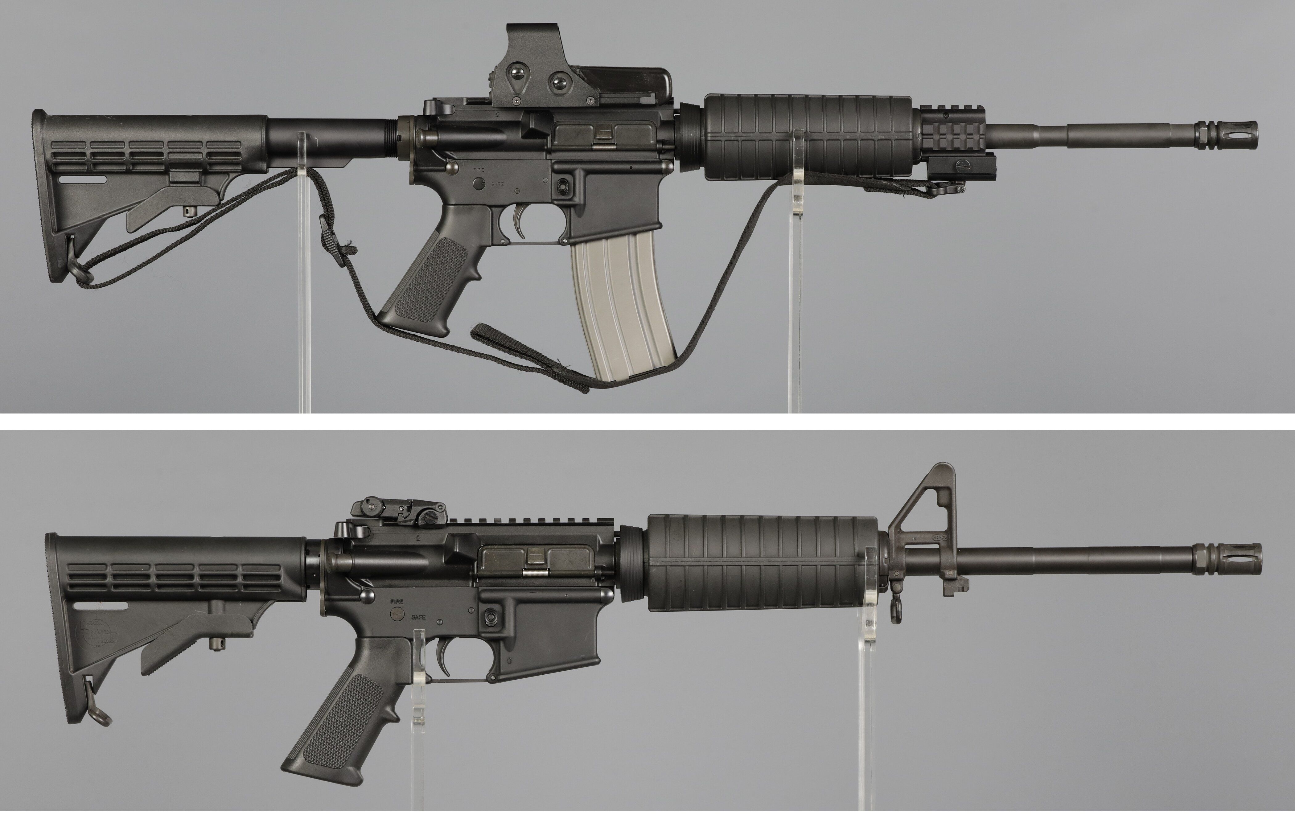 Two AR-15 Style Semi-Automatic Rifles | Rock Island Auction