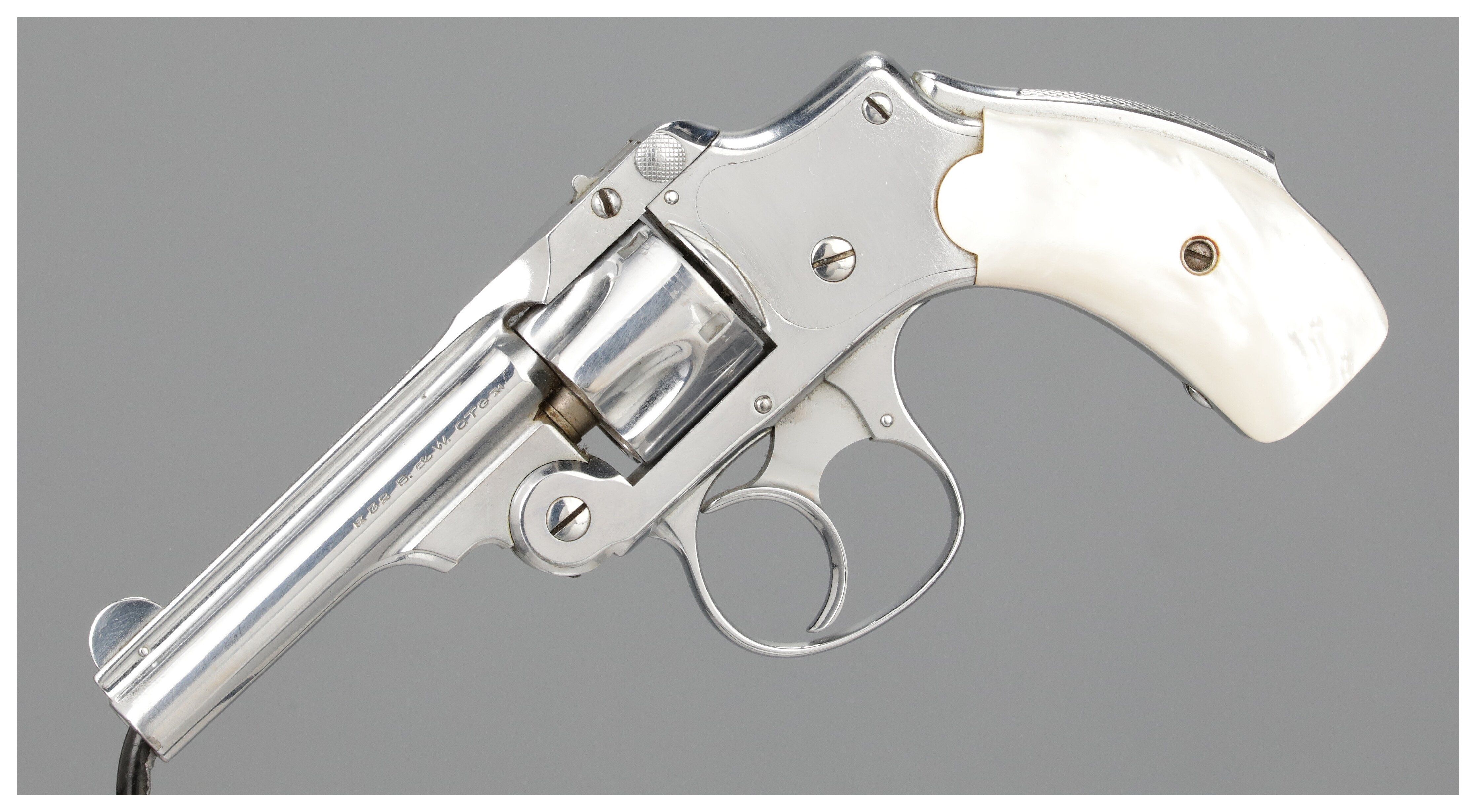 Smith & Wesson .32 Safety Hammerless Revolver with Pearl Grips | Rock ...