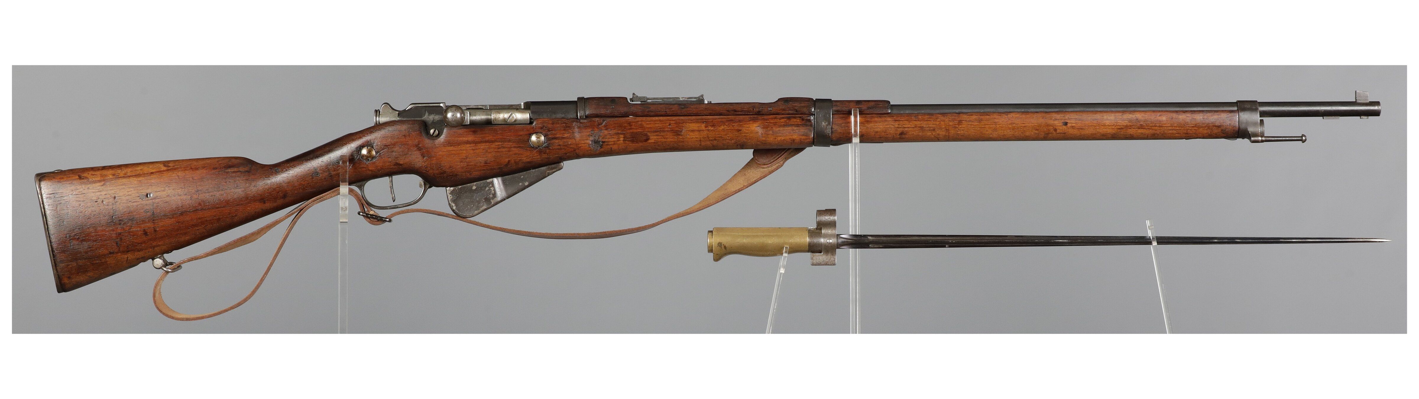 French St. Etienne M. 16 Bolt Action Rifle with Bayonet | Rock Island ...