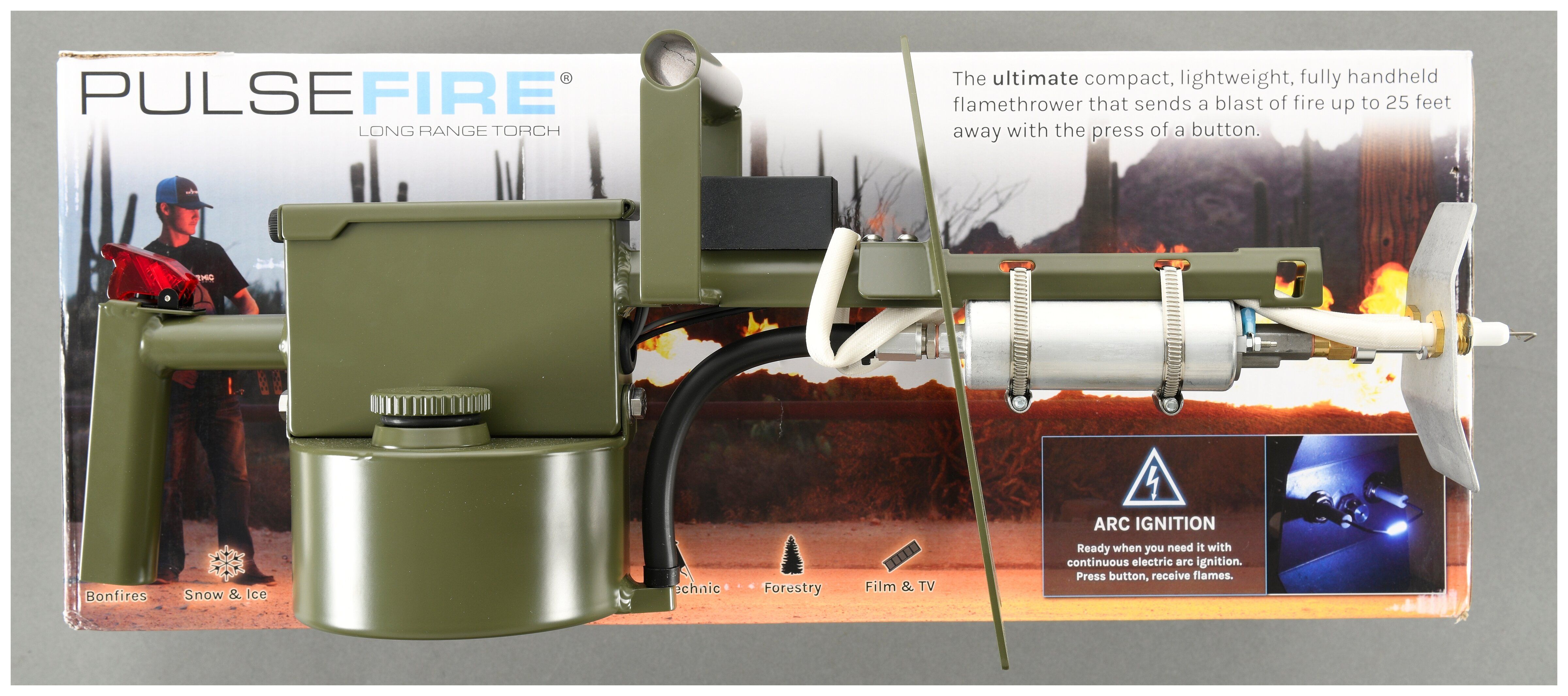 Exothermic Technologies Model Pulsefire LRT Flamethrower | Rock Island ...