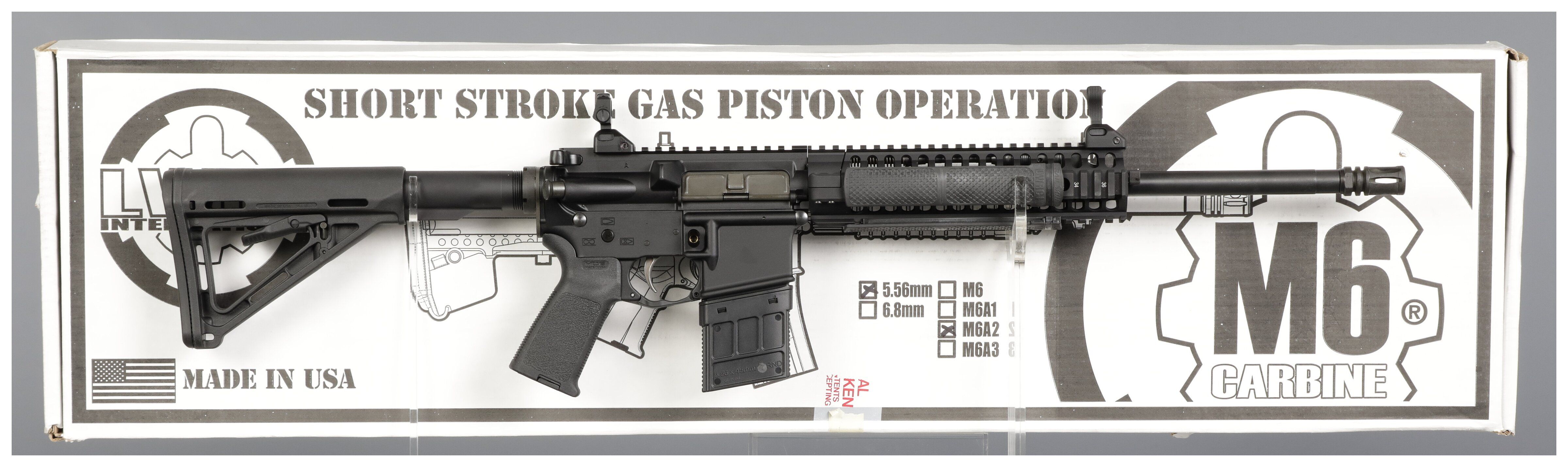 LWRC M6-G Semi-Automatic Rifle with Box | Rock Island Auction