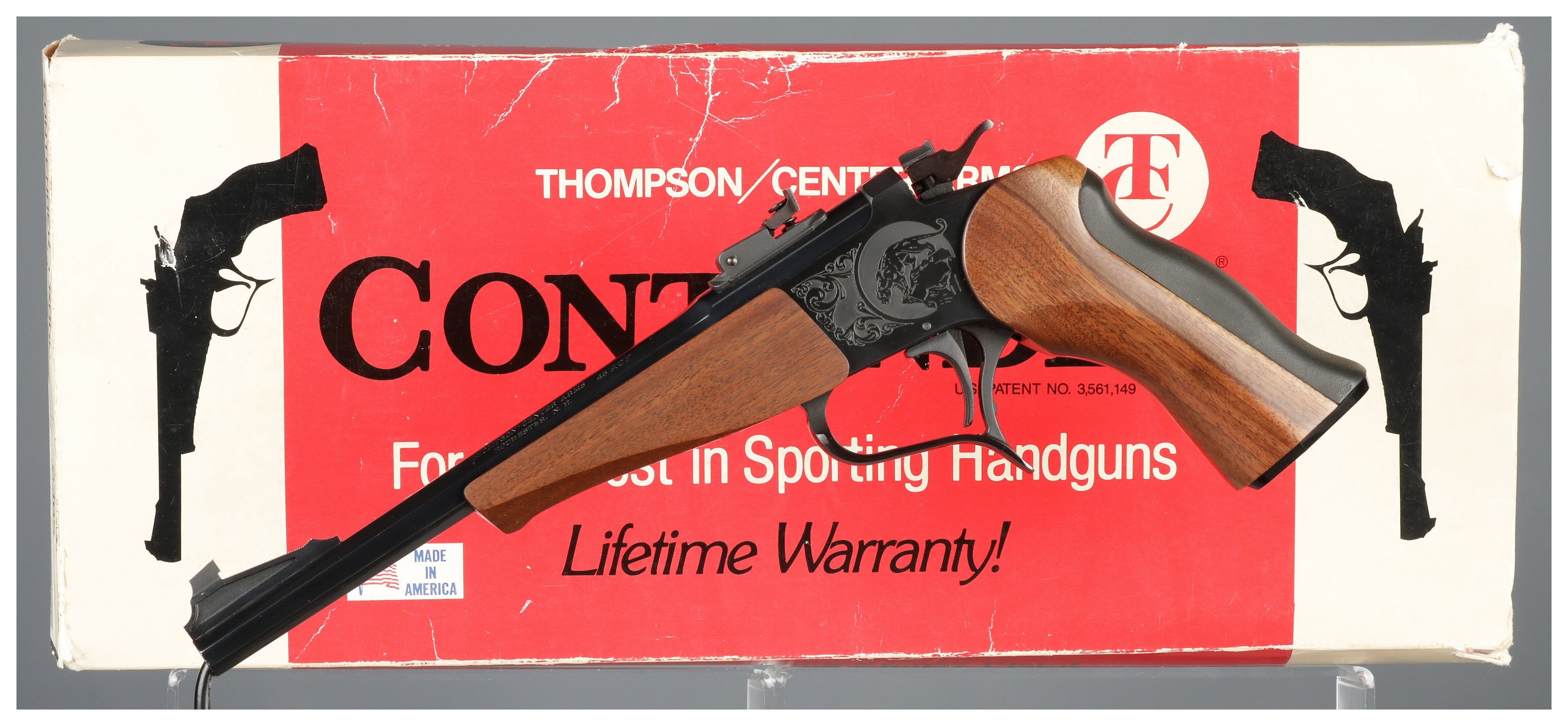 Thompson Center Arms Contender Single Shot Pistol with Box | Rock ...