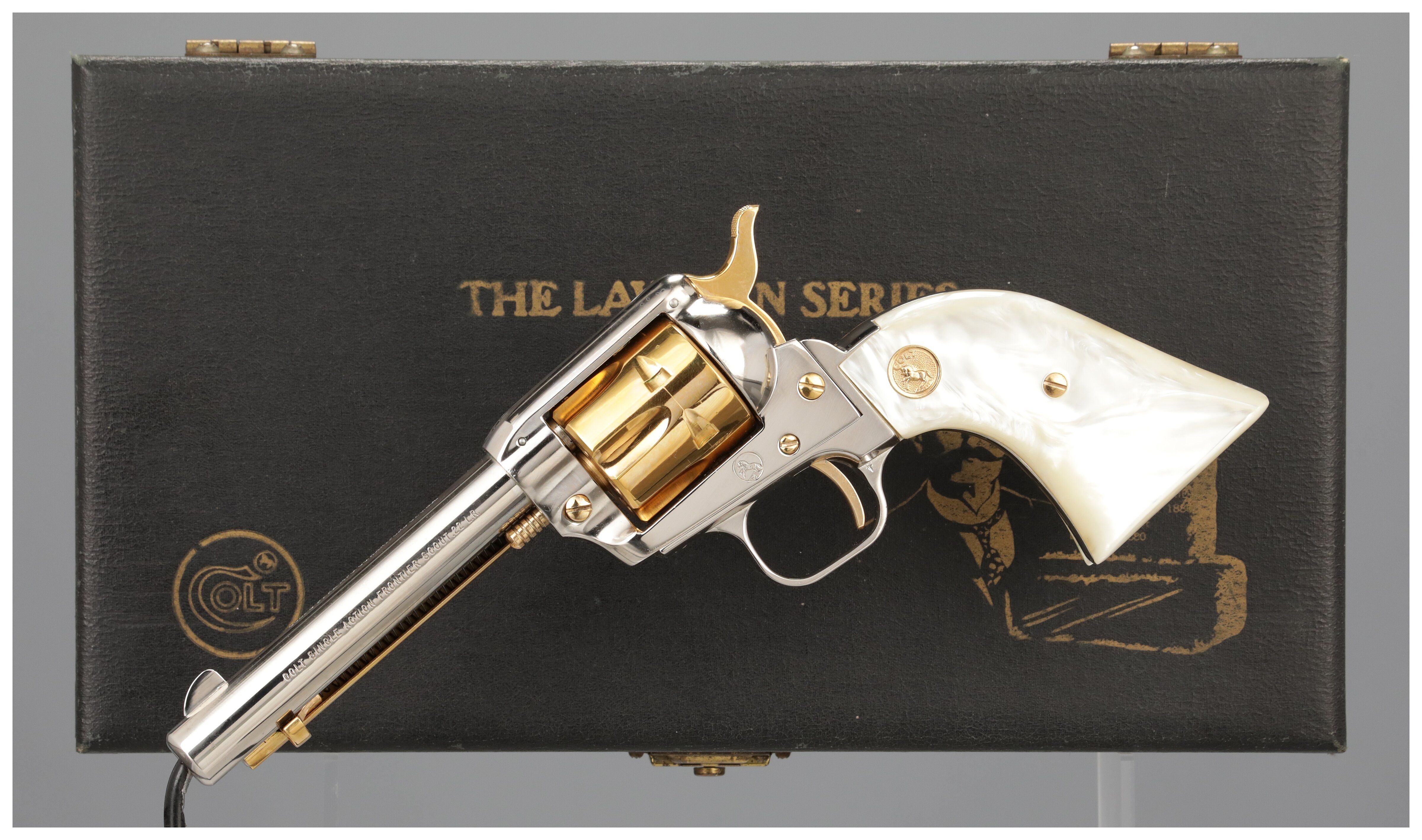 Cased Colt Lawman Series Pat Garrett Frontier Scout Revolver | Rock ...