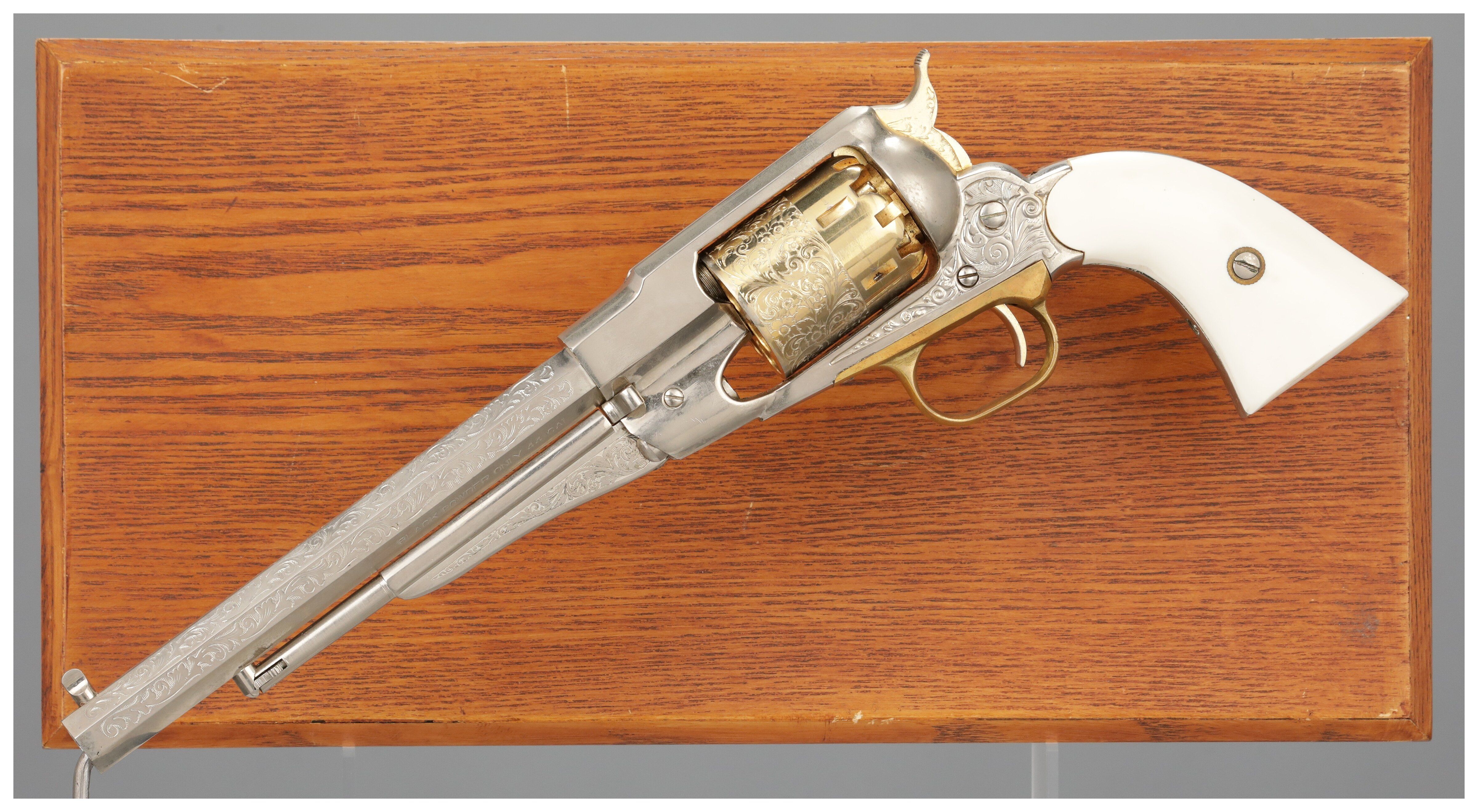 Cased Engraved F. Lli Pietta Limited Edition Model 1858 Revolver | Rock ...