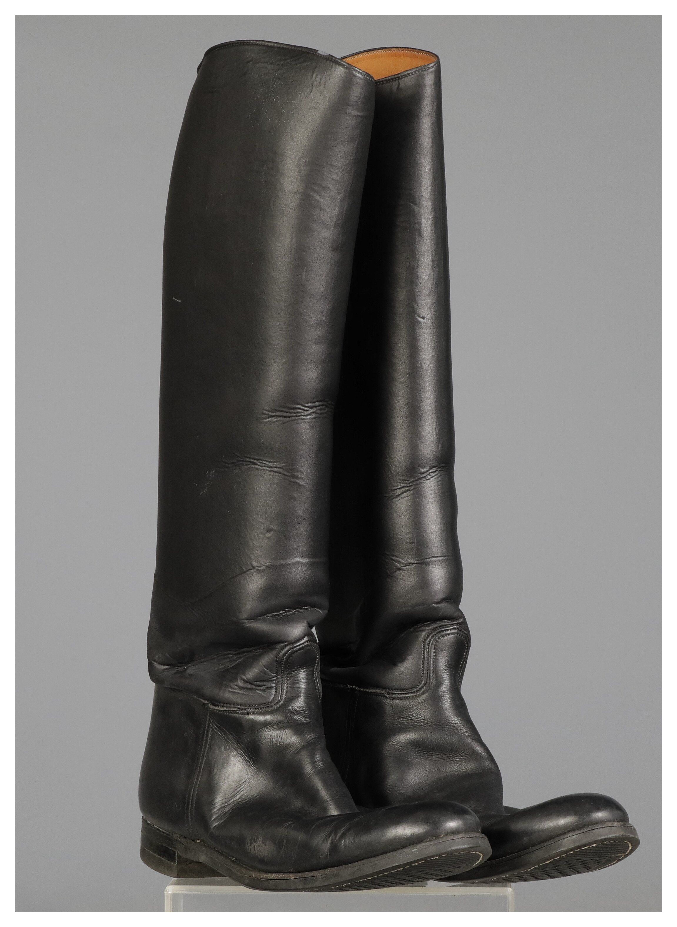 Pair of The Dehner Company Inc. Custom Leather Riding Boots | Rock ...