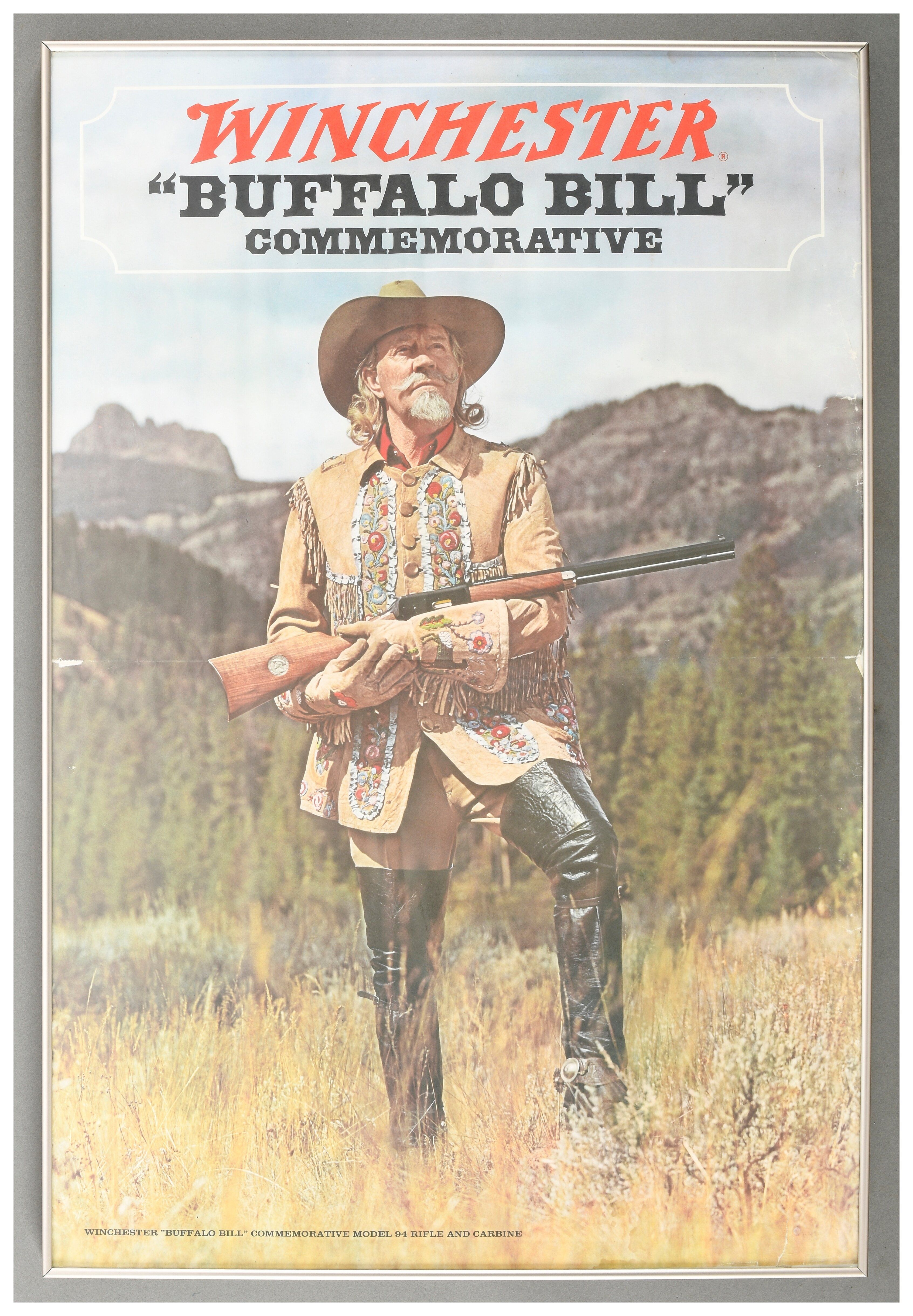 Framed Winchester Buffalo Bill Advertising Poster | Rock Island Auction