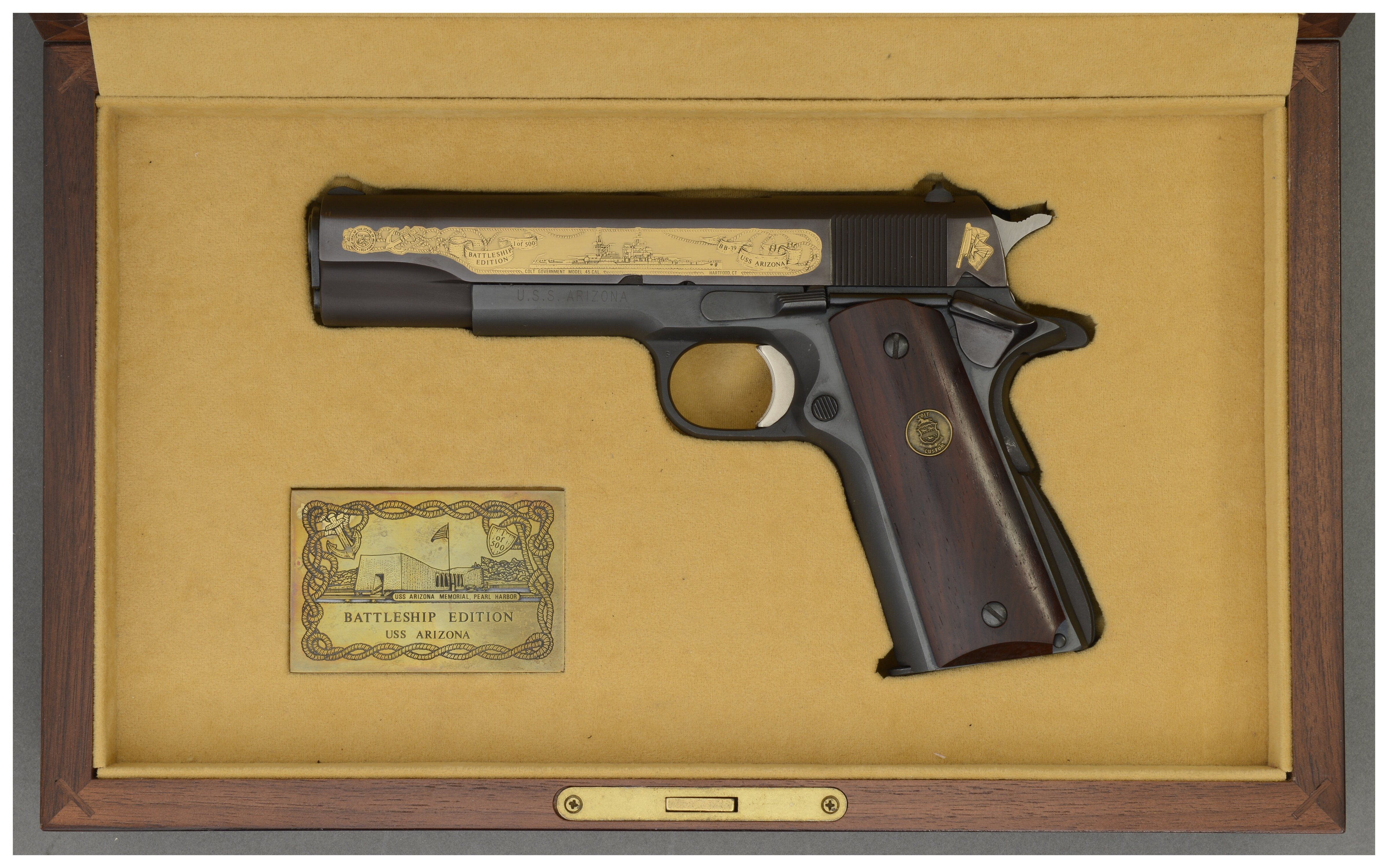 Colt Government Model USS Arizona Battleship Edition Pistol | Rock ...