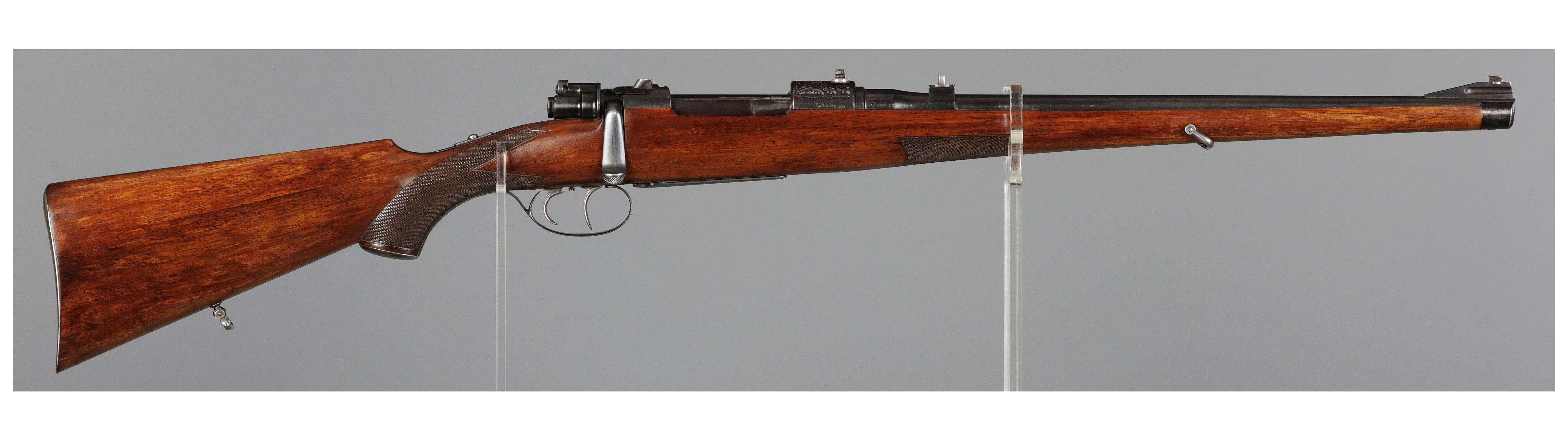 Engraved Mich. Pegam Model 98 Mannlicher Stocked Rifle | Rock Island ...
