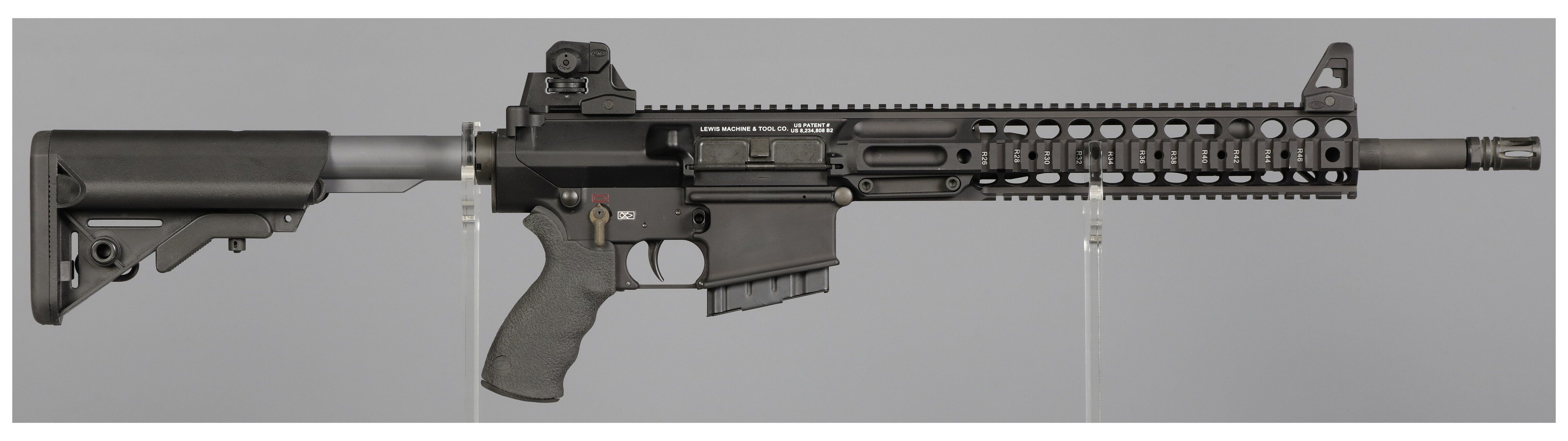 Lewis Machine & Tool LM308MWS Semi-Automatic Rifle with Box | Rock ...