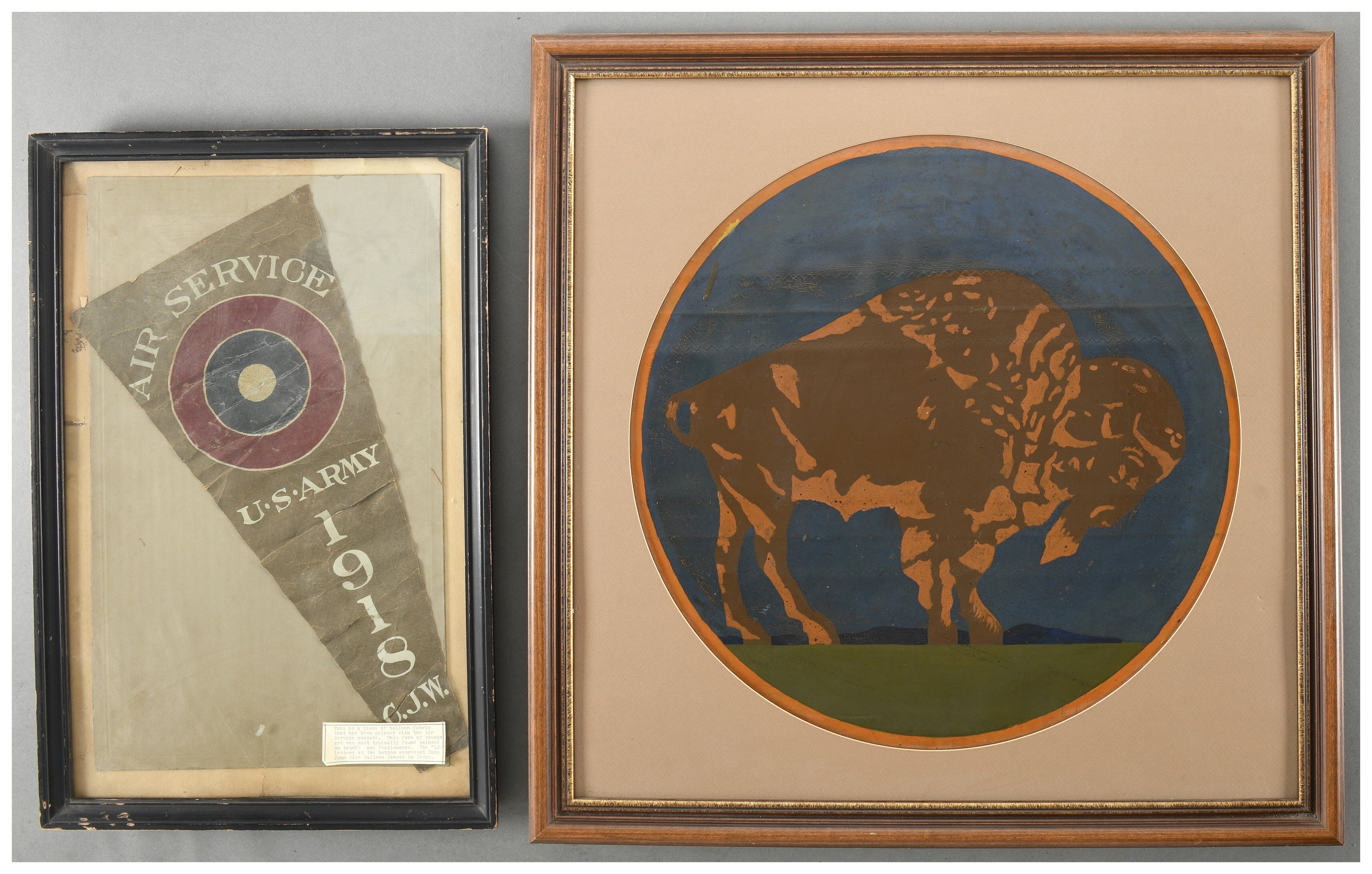 Vintage Framed American Aviation Fuselage/Envelope Art | Rock Island ...