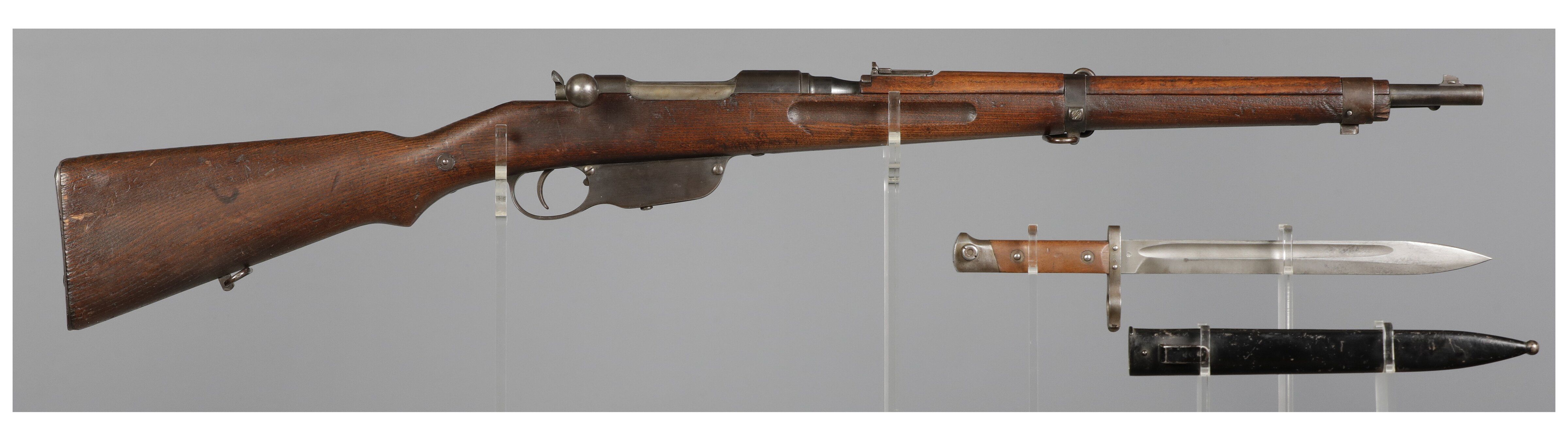 Austro-Hungarian Steyr M.95 Straight Pull Bolt Action Rifle | Rock ...