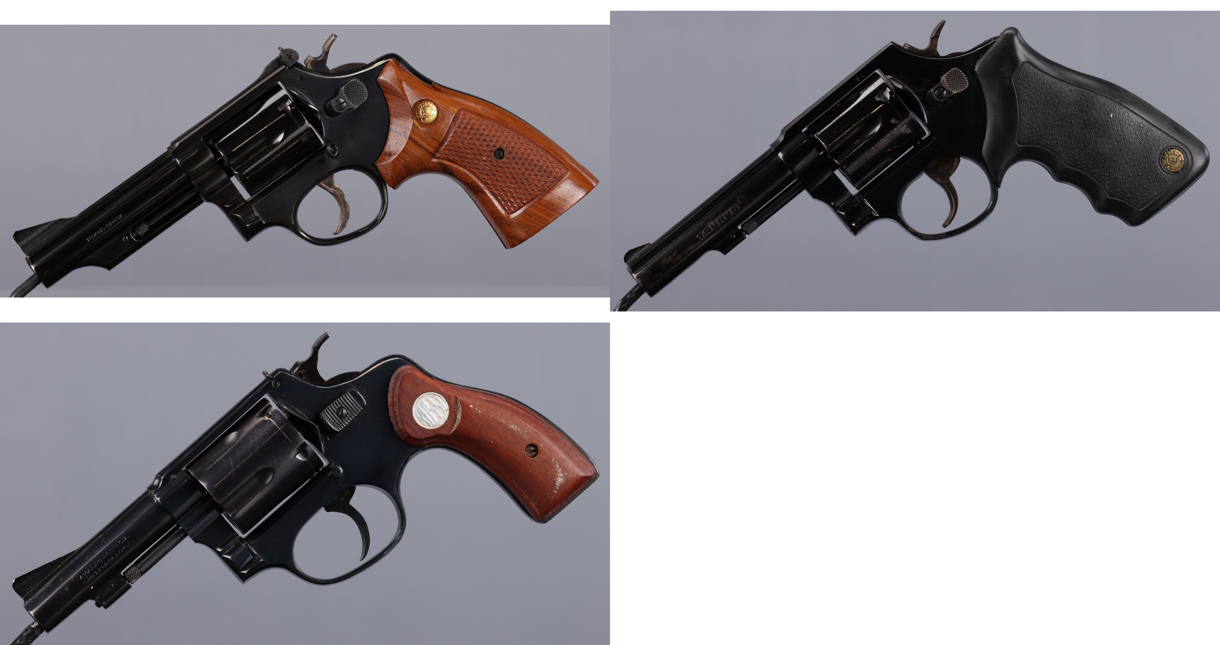 Three Brazilian Double Action Revolvers | Rock Island Auction
