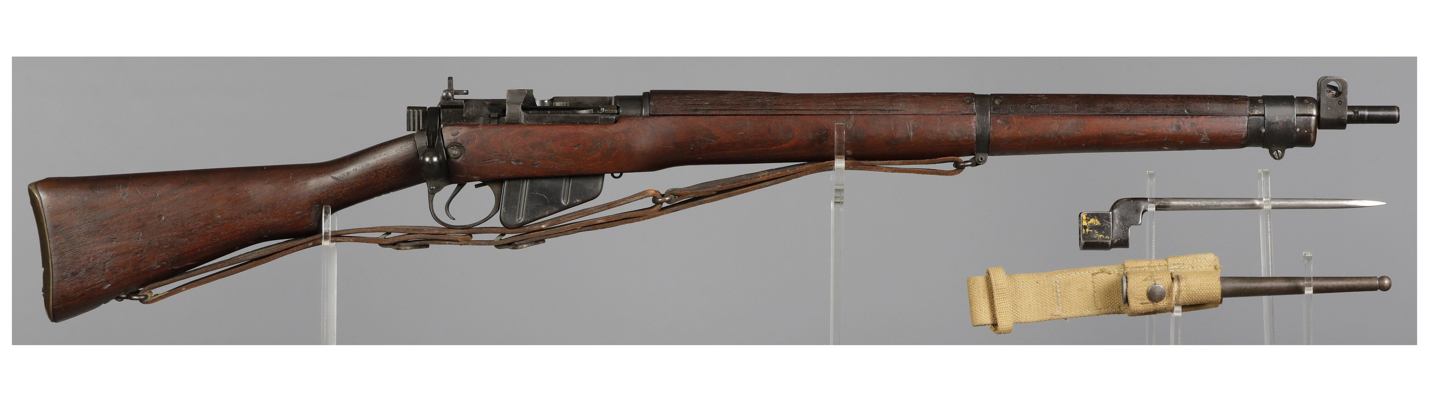 British Fazakerley No. 4 MK I Bolt Action Rifle with Bayonet | Rock ...