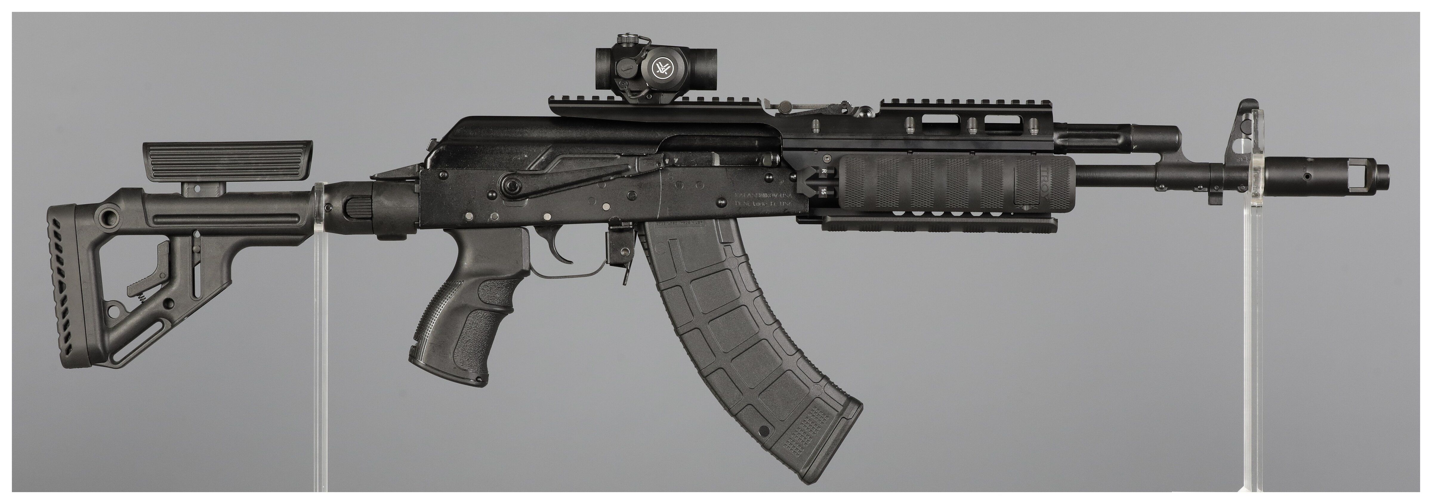 Izhmash Saiga 7.62 Semi-Automatic Rifle with Red Dot Sight | Rock ...