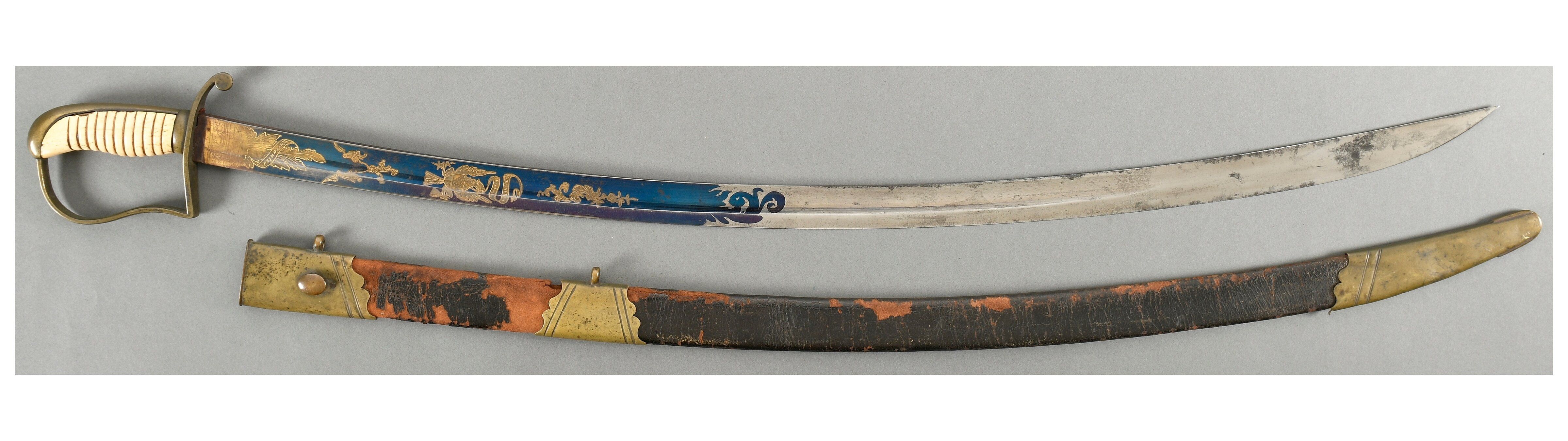 Early U.S. Officers Saber with Scabbard | Rock Island Auction