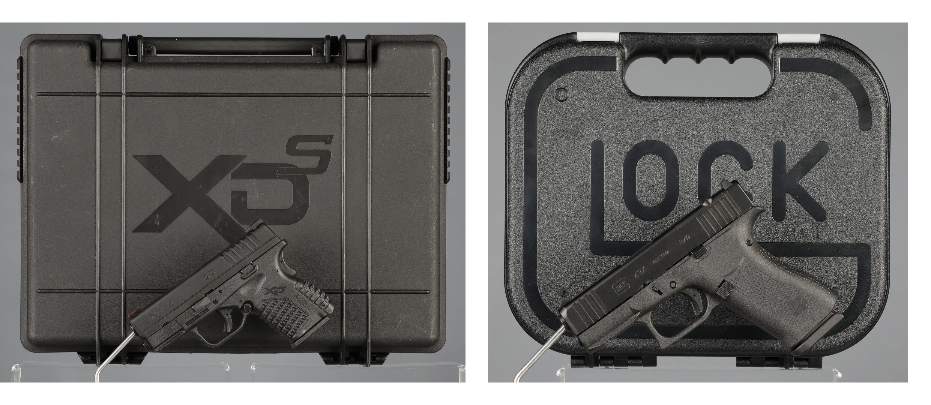 Two Semi-Automatic Pistols with Cases | Rock Island Auction