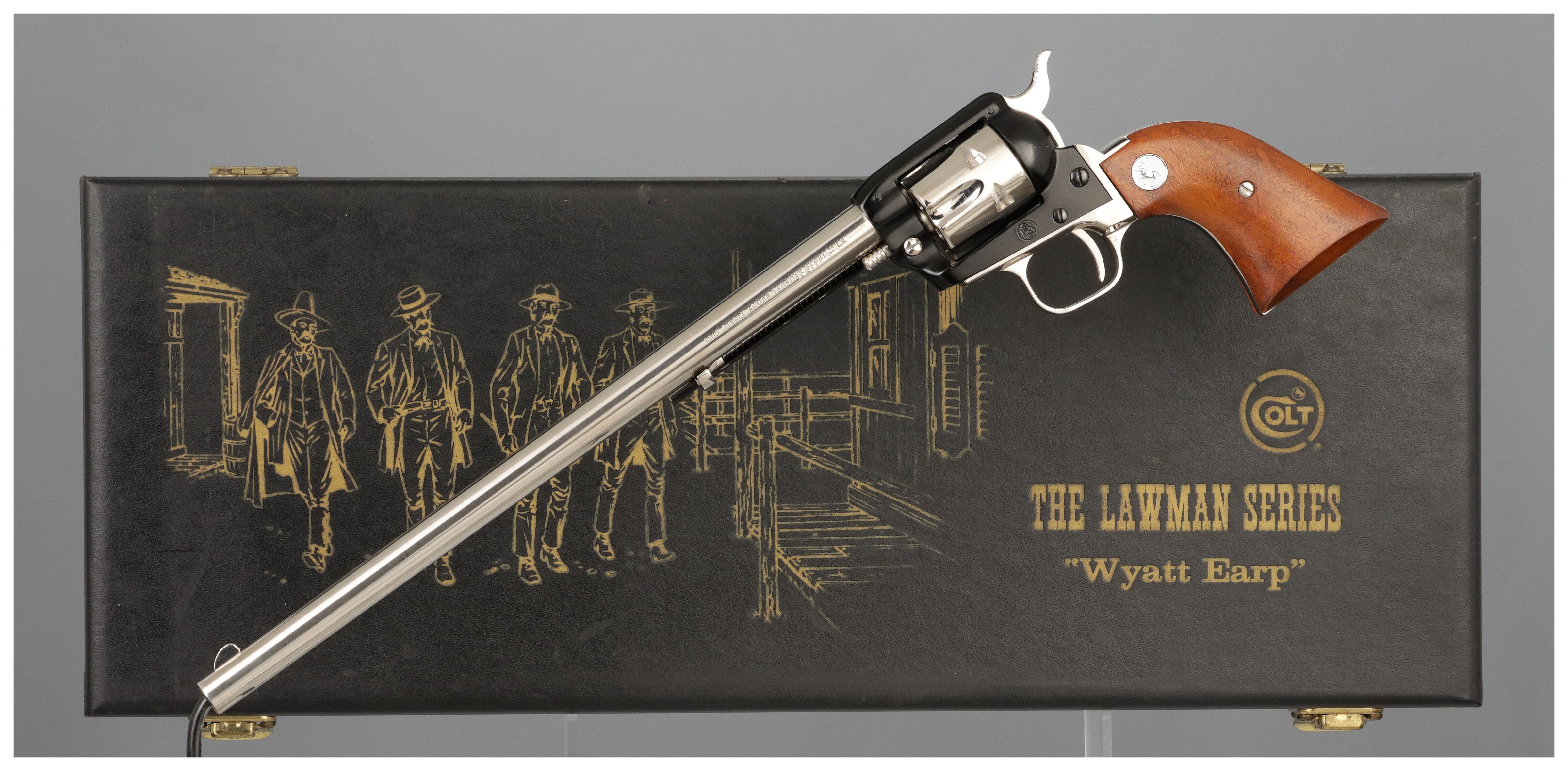 Cased Colt Frontier Scout Lawman Series Wyatt Earp Revolver | Rock ...