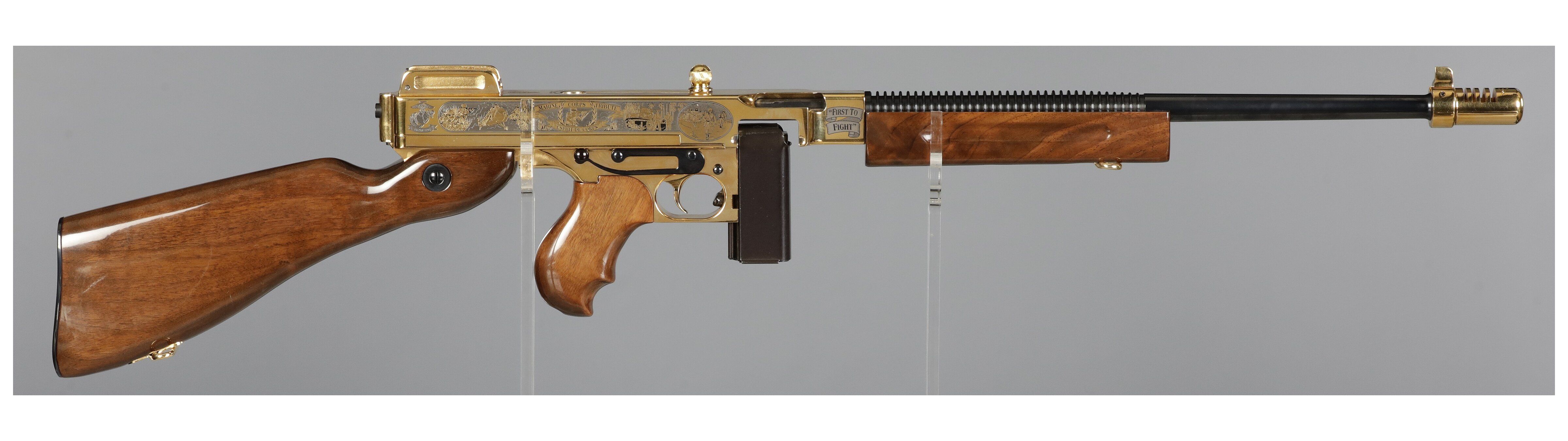 America Remembers Marine Corps Auto-Ordnance Thompson Rifle | Rock ...