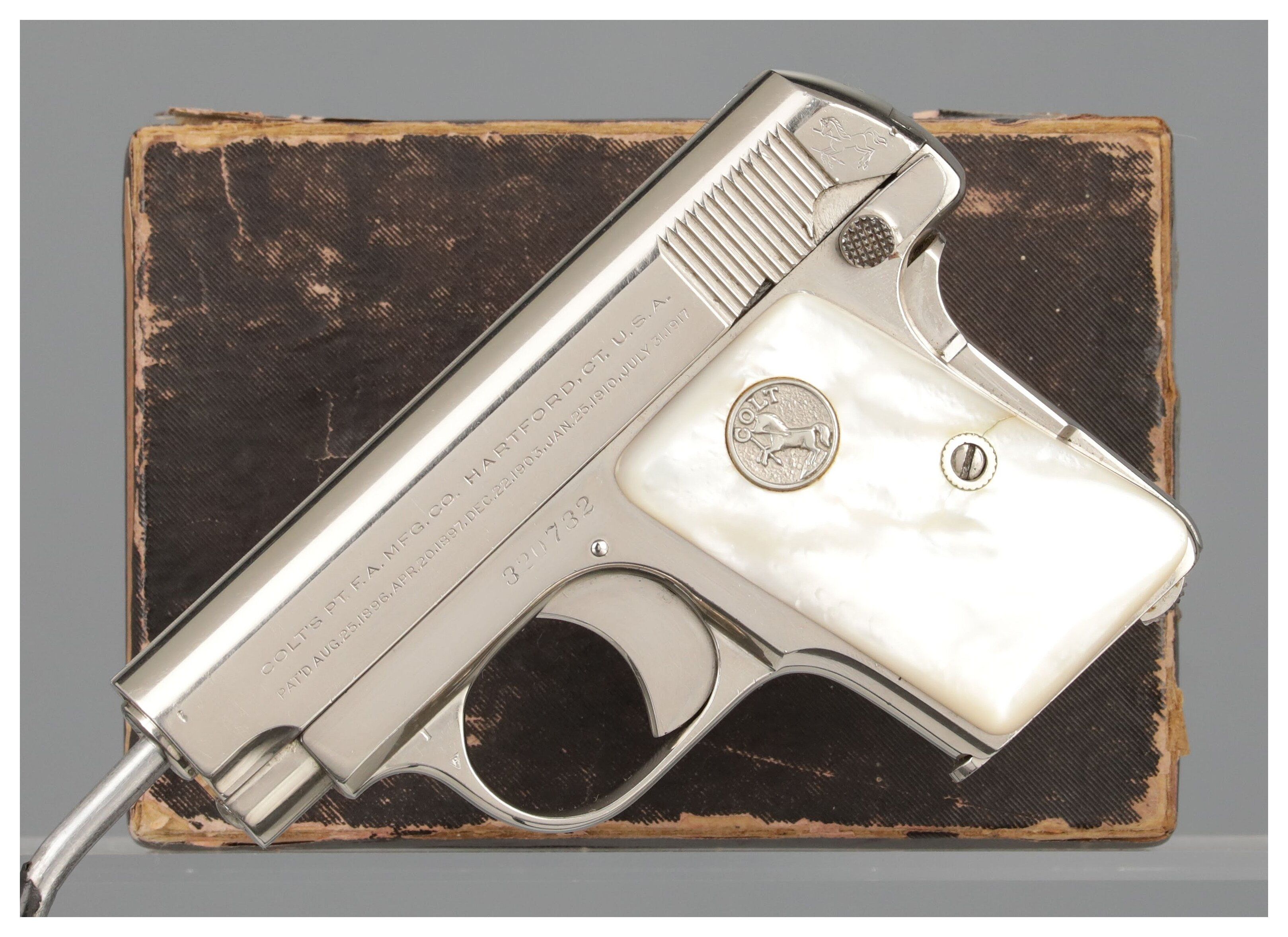 Colt Model 1908 Vest Pocket Pistol with Factory Letter and Box | Rock ...
