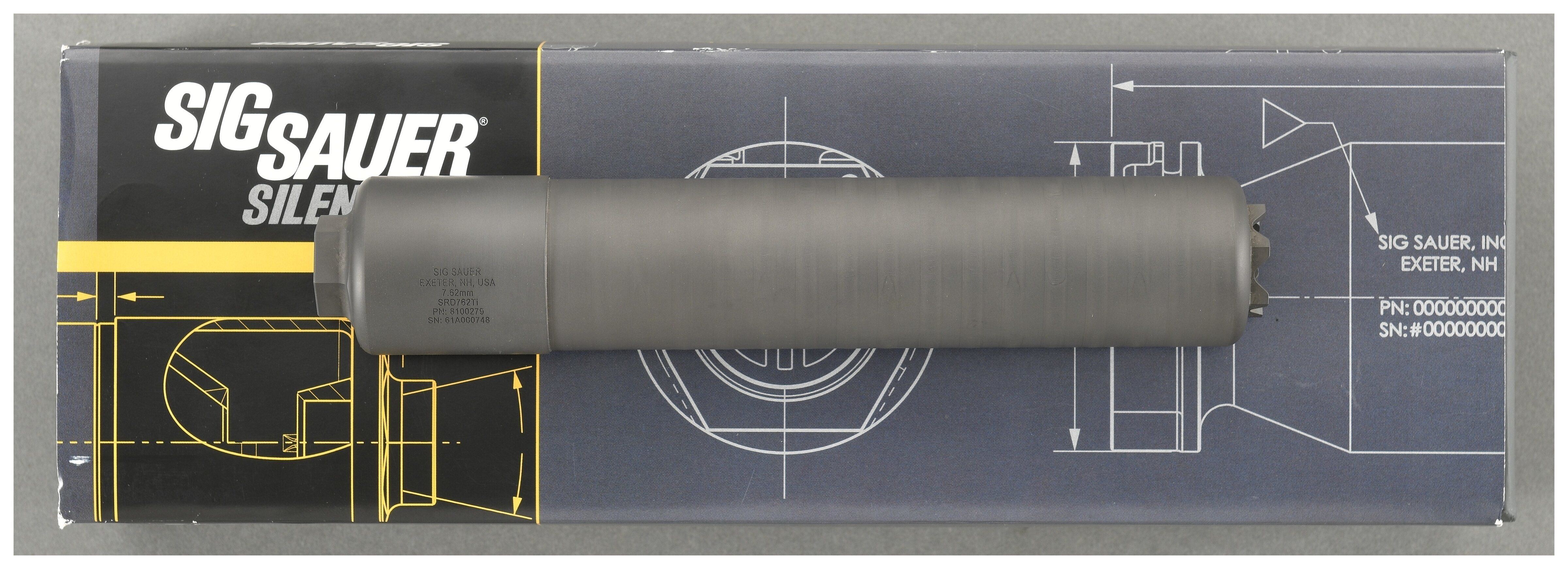 Sig Sauer SRD762Ti 7.62mm Class III/NFA Silencer with Box | Rock Island ...