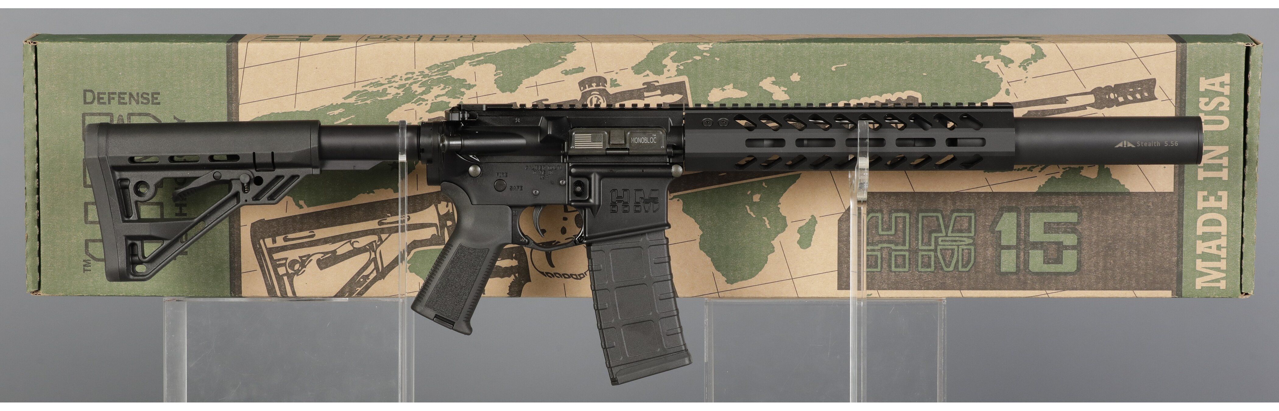 HM Defense StealthMS5 Rifle with Integral Class III/NFA Silencer | Rock ...