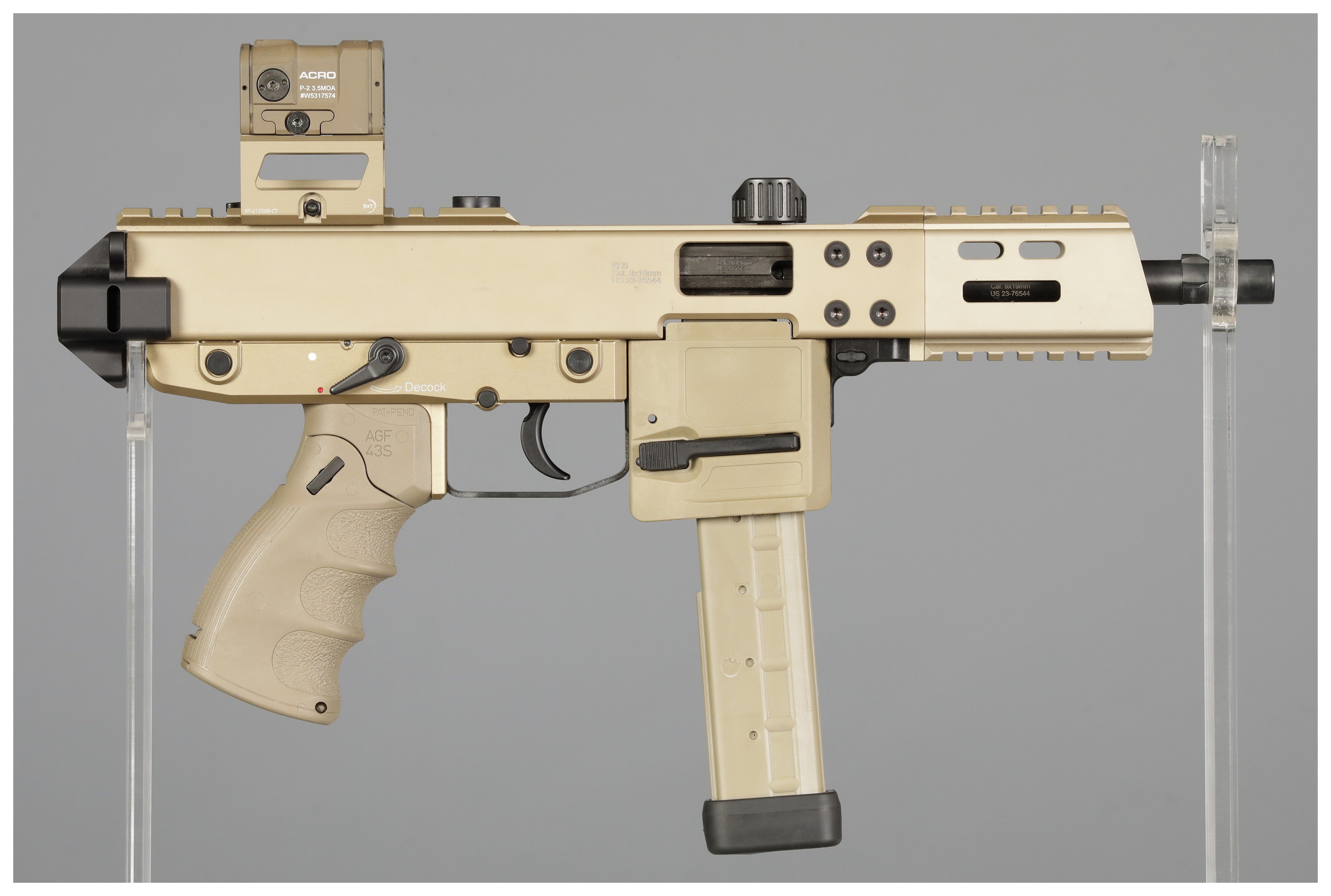 B&T KH9 Covert Folding Semi-Automatic Pistol | Rock Island Auction