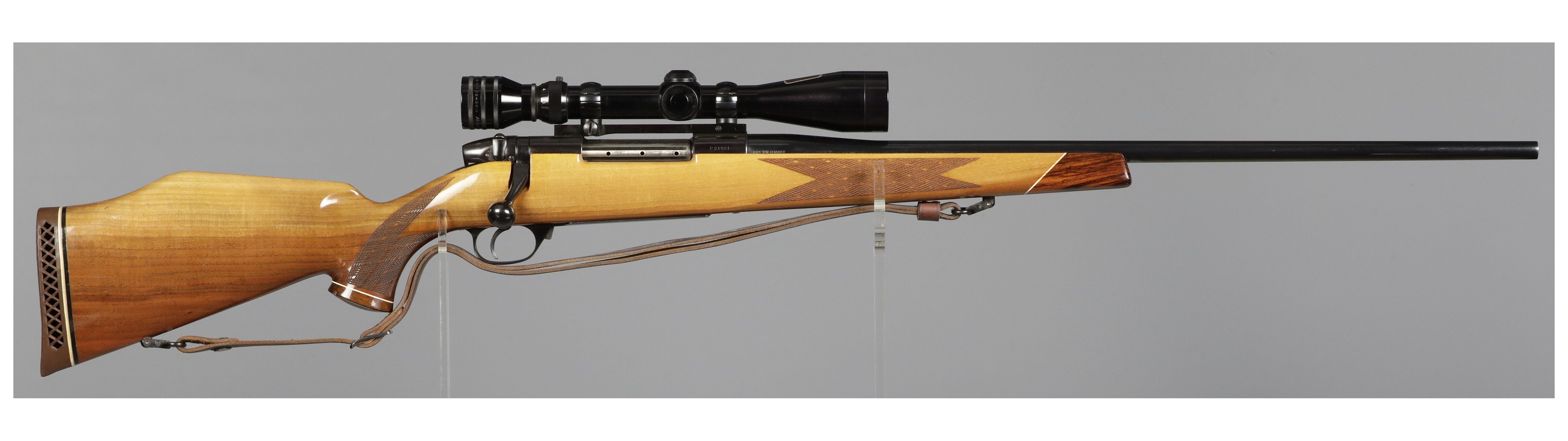 West German Weatherby Mark V Bolt Action Rifle with Scope | Rock Island ...