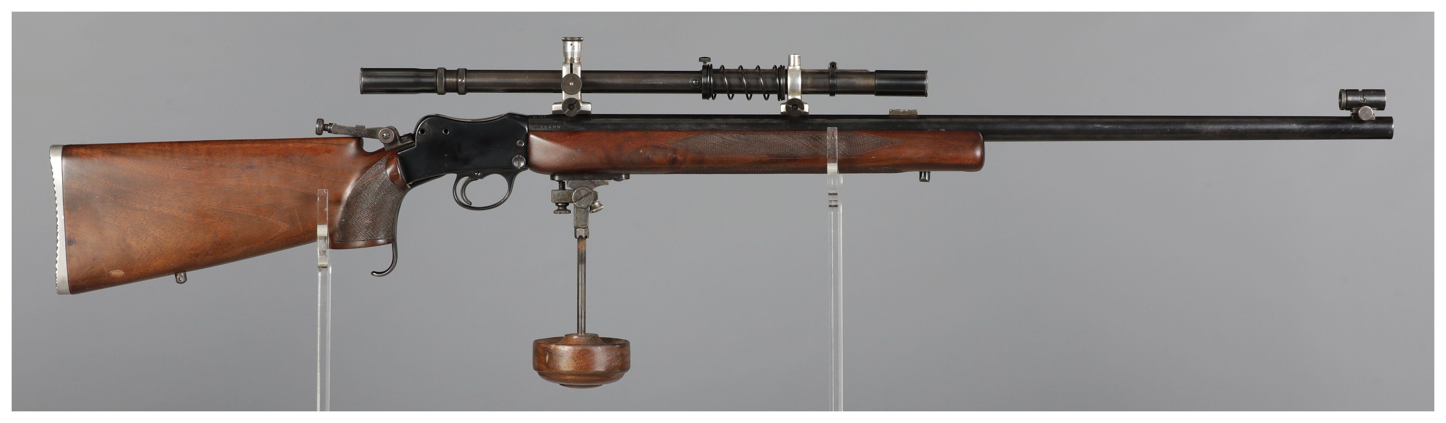 BSA Martini Henry Single Shot Rifle with Scope | Rock Island Auction