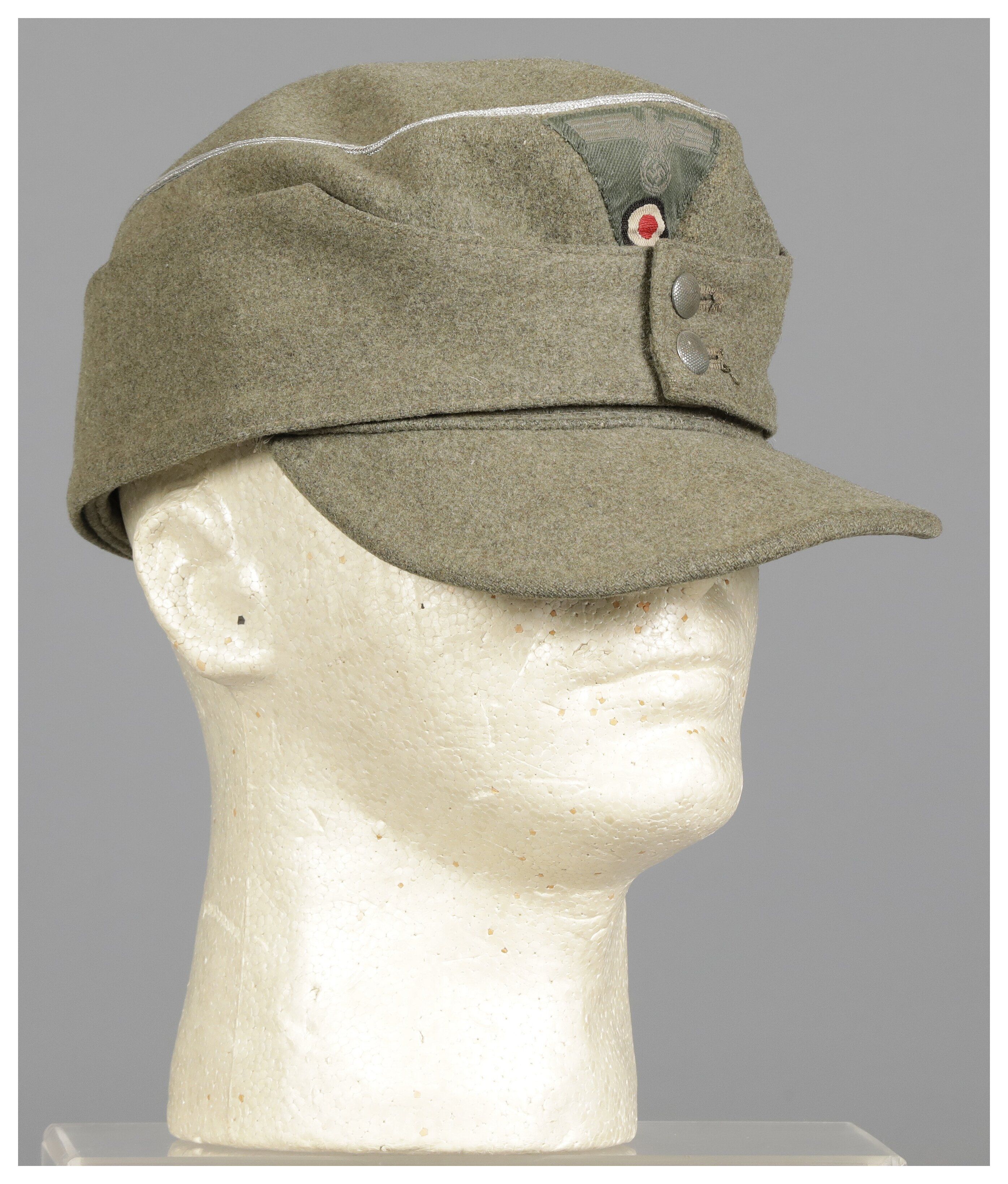 World War II German Infantry M43 Pattern Mountain Cap | Rock Island Auction