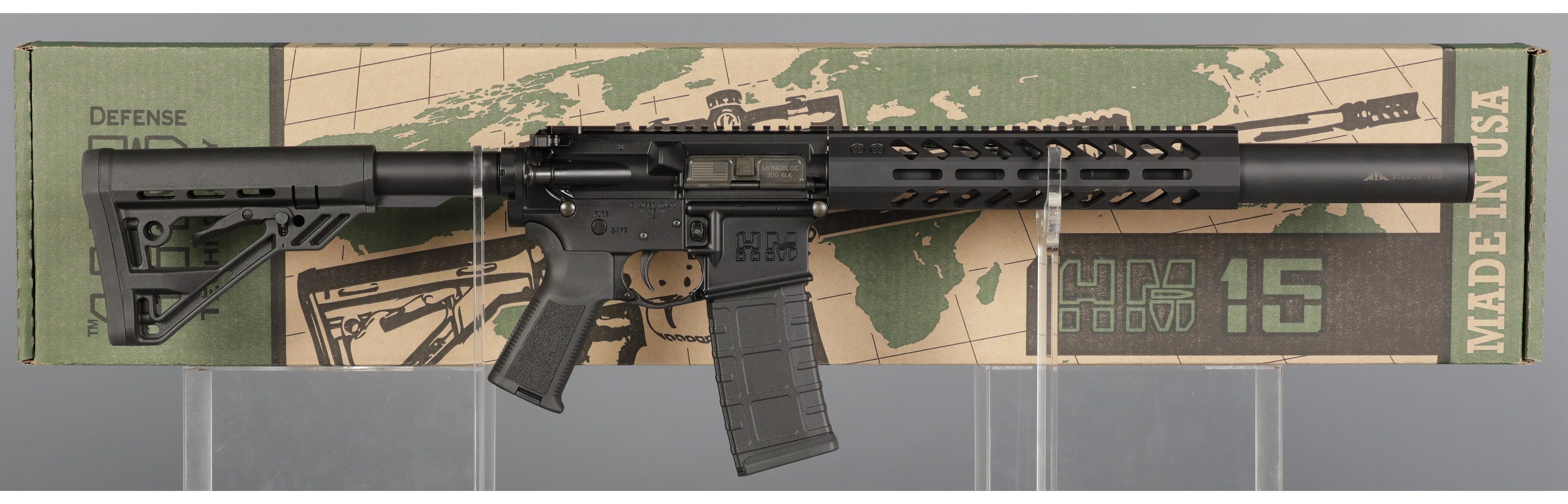 HM Defense StealthMS3 Rifle with Integral Class III/NFA Silencer | Rock ...