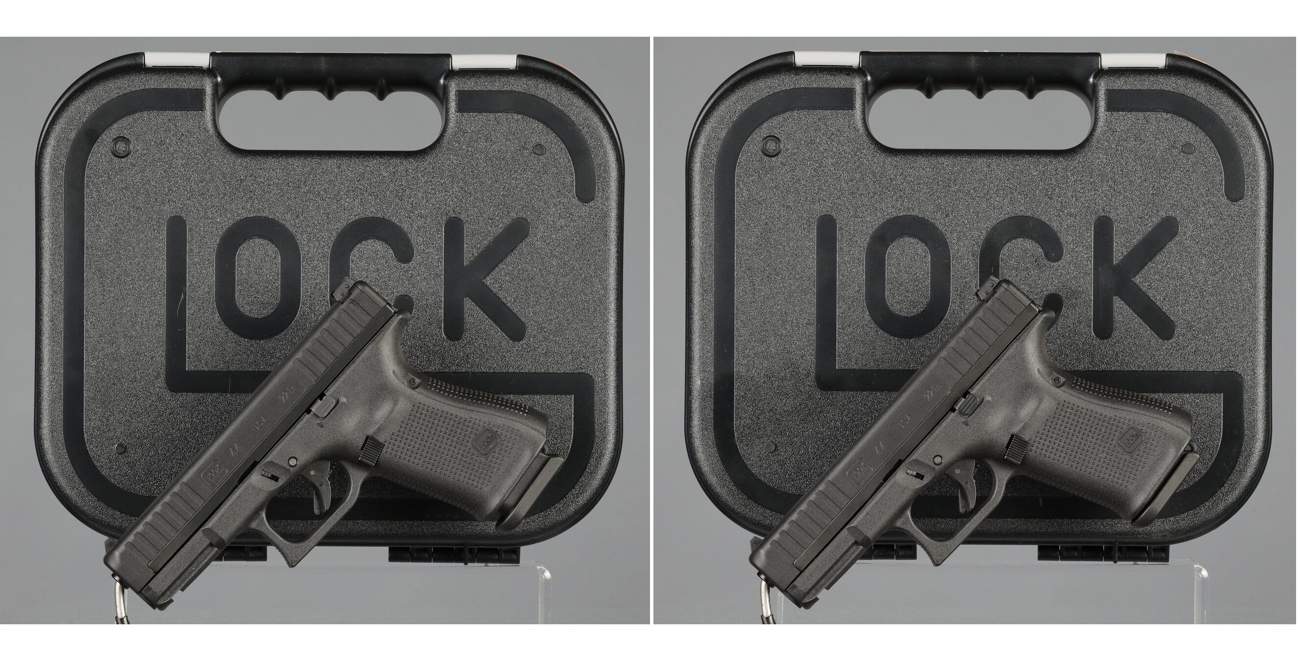 Consecutive Pair of Glock Model 44 Pistols with Cases | Rock Island Auction