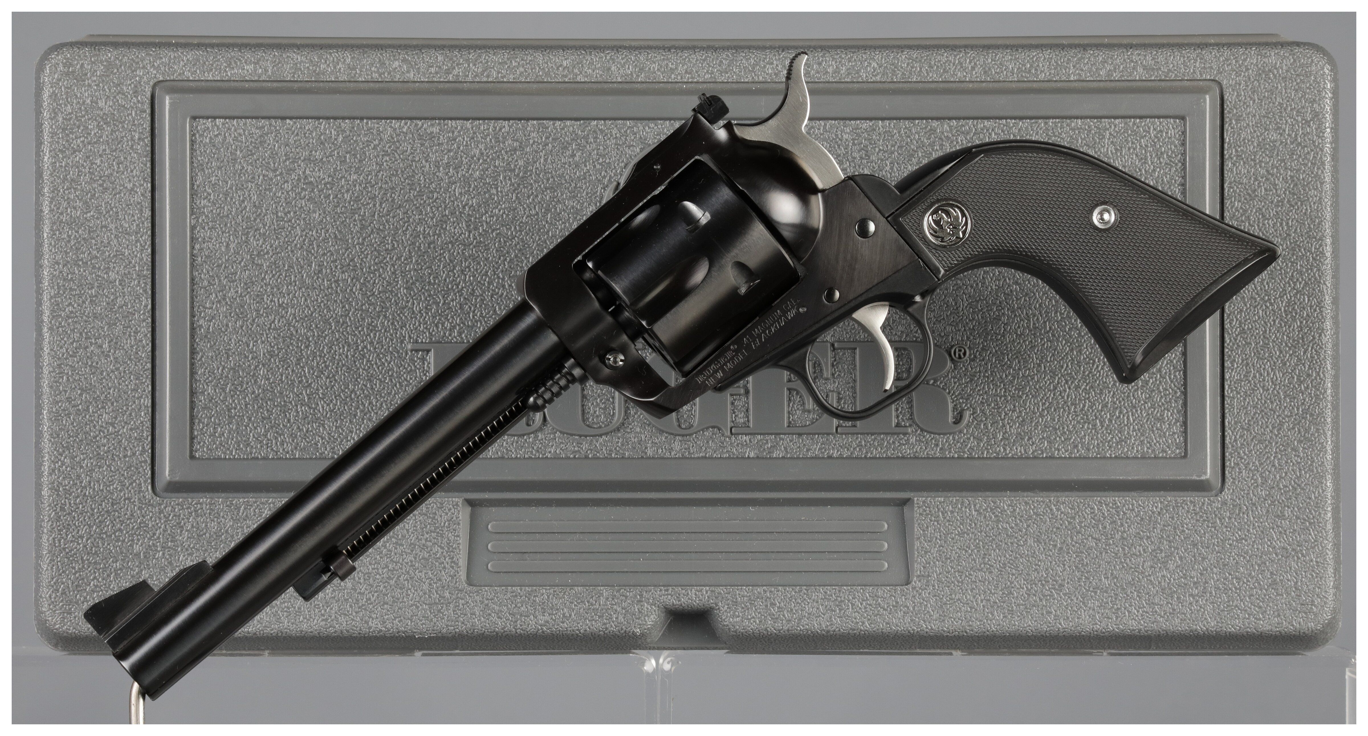 Ruger New Model Blackhawk Single Action Revolver with Case | Rock ...