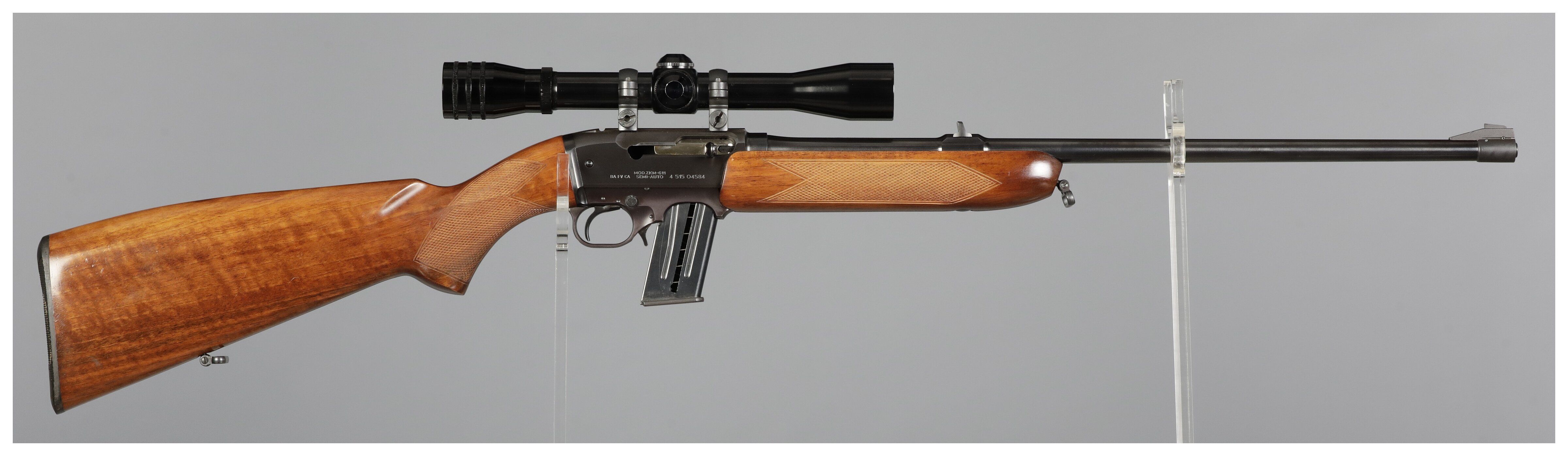 Brno Model ZKM-611 Semi-Automatic Rifle with Scope | Rock Island Auction