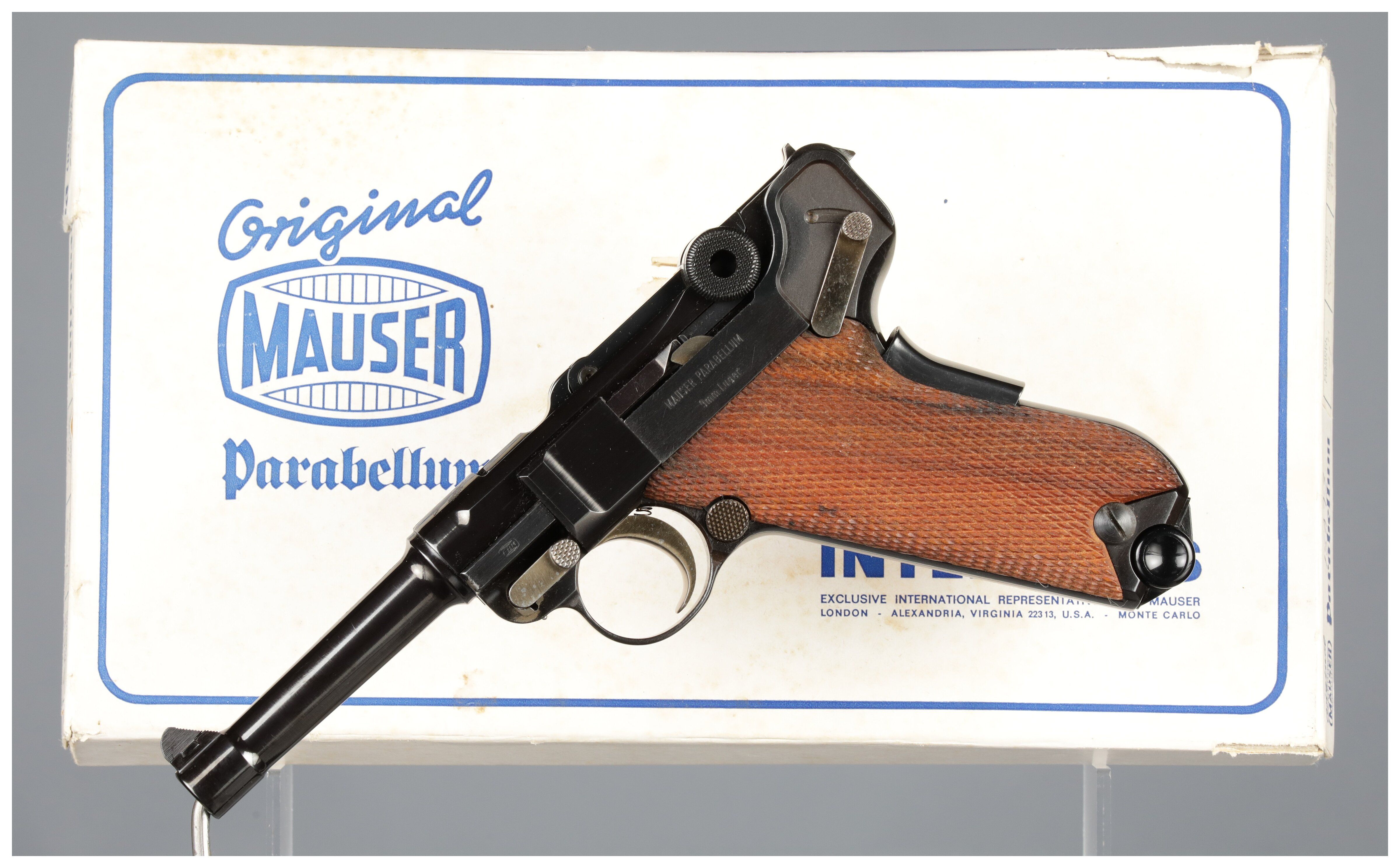 Mauser/Interarms Parabellum Luger Semi-Automatic Pistol with Box | Rock ...