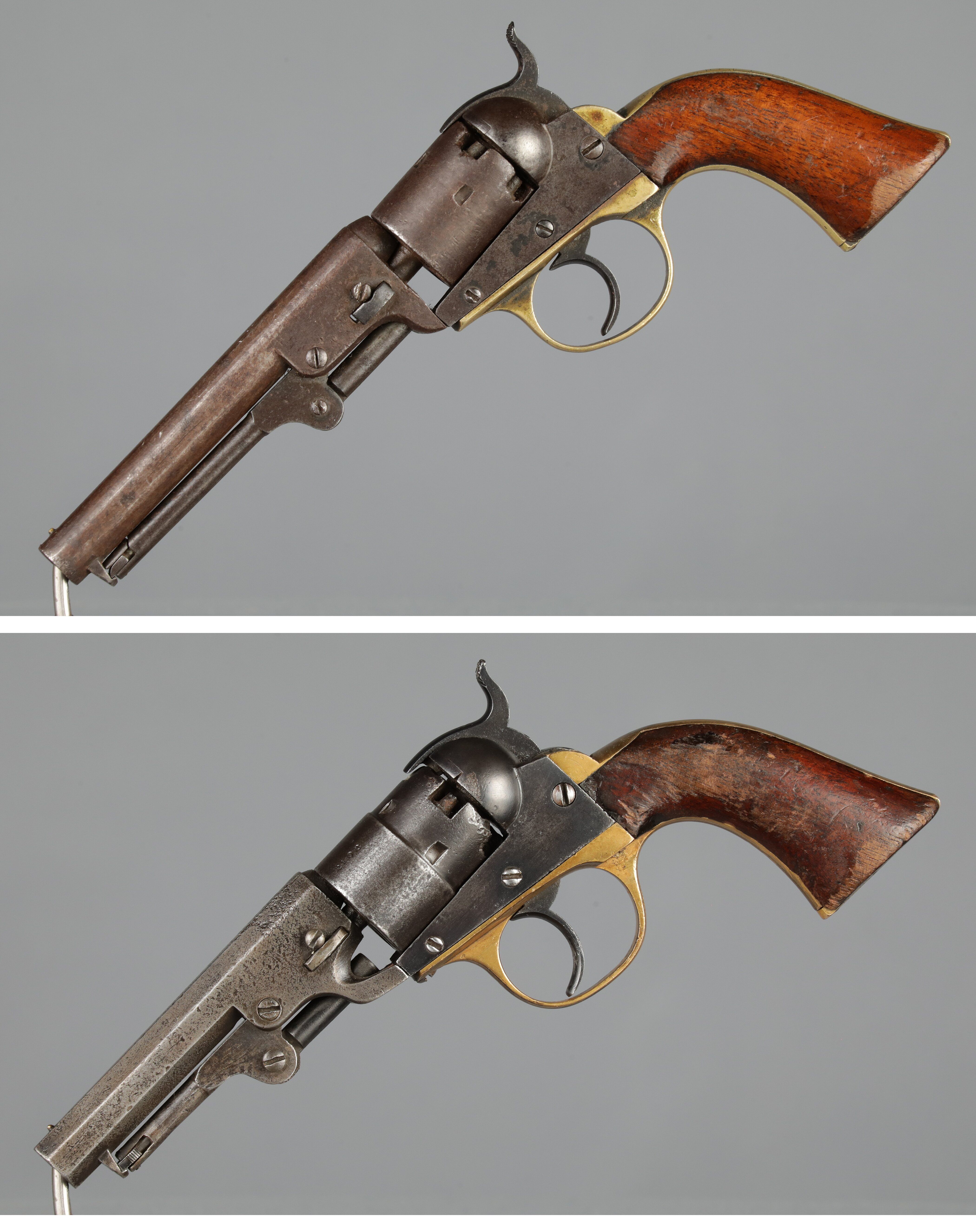 Two Cooper Double Action Percussion Revolvers | Rock Island Auction