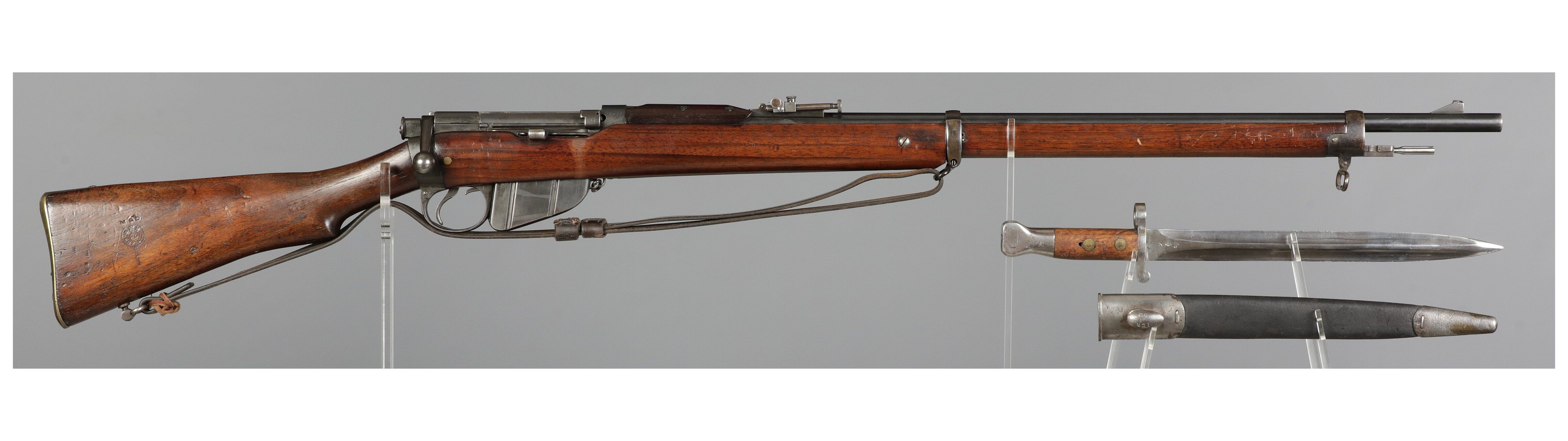 British Magazine Lee-Enfield Mk.I Bolt Action Rifle with Bayonet | Rock ...