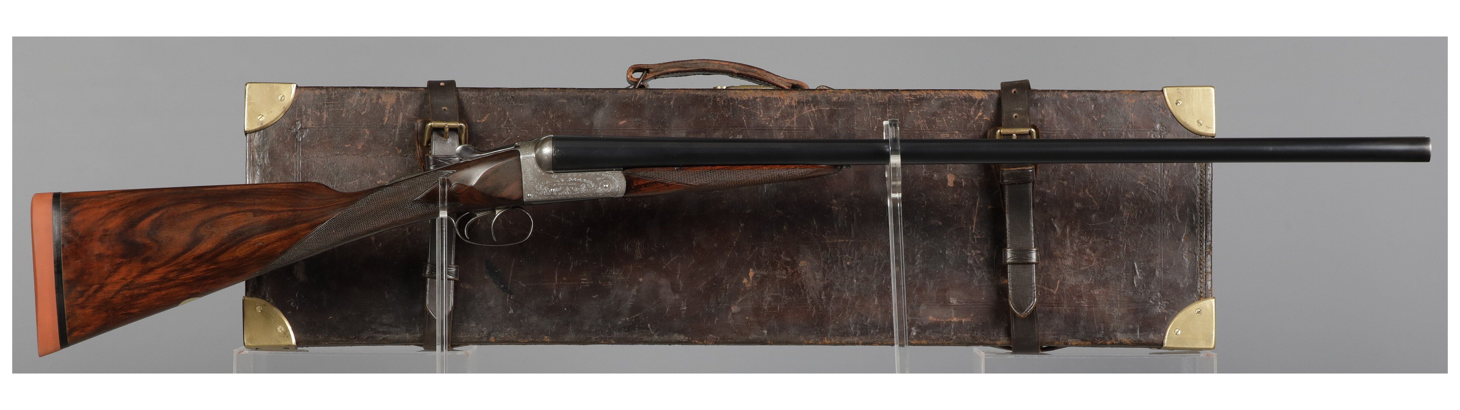 Engraved British J. Hobson Marked Double Barrel Shotgun | Rock Island ...