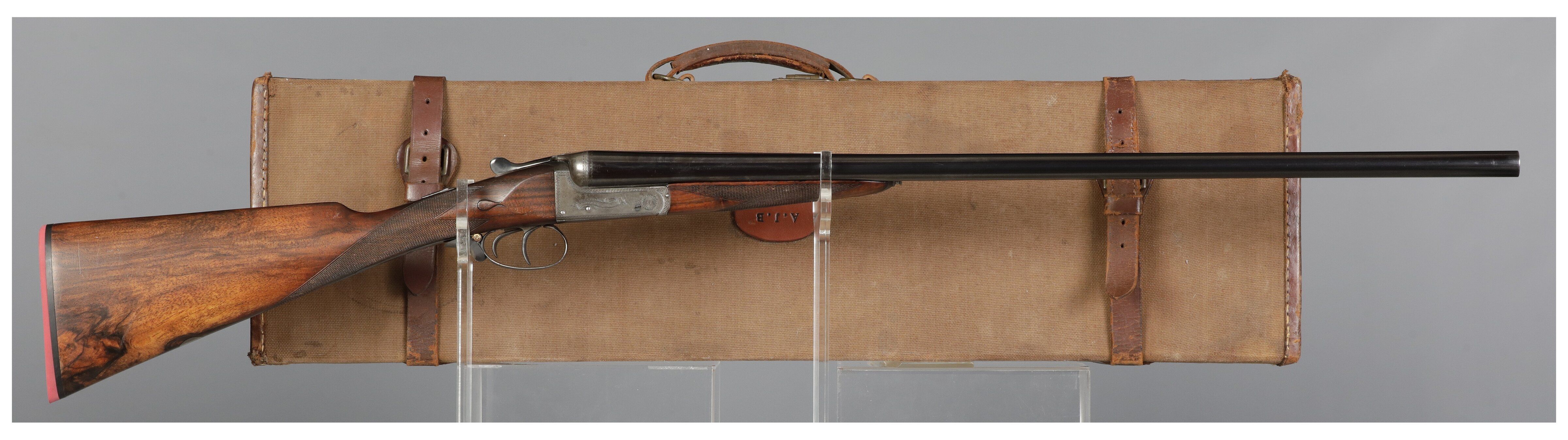 Factory Engraved Army & Navy Boxlock Double Barrel Shotgun | Rock ...